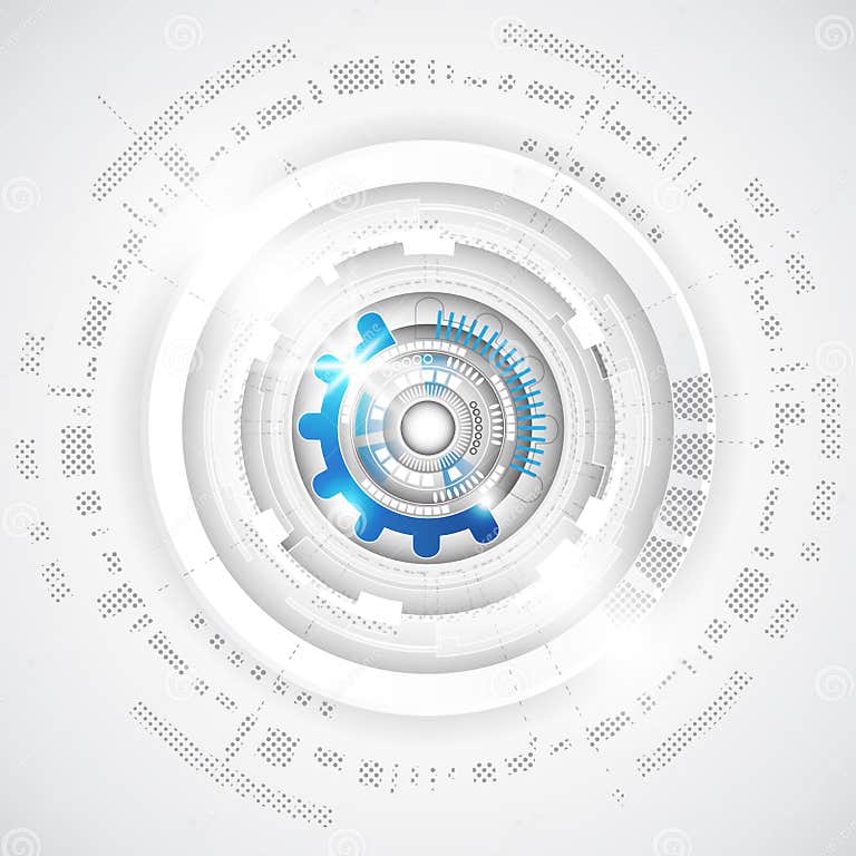 Abstract Vector Engineering Technology Background, Illustration Stock ...