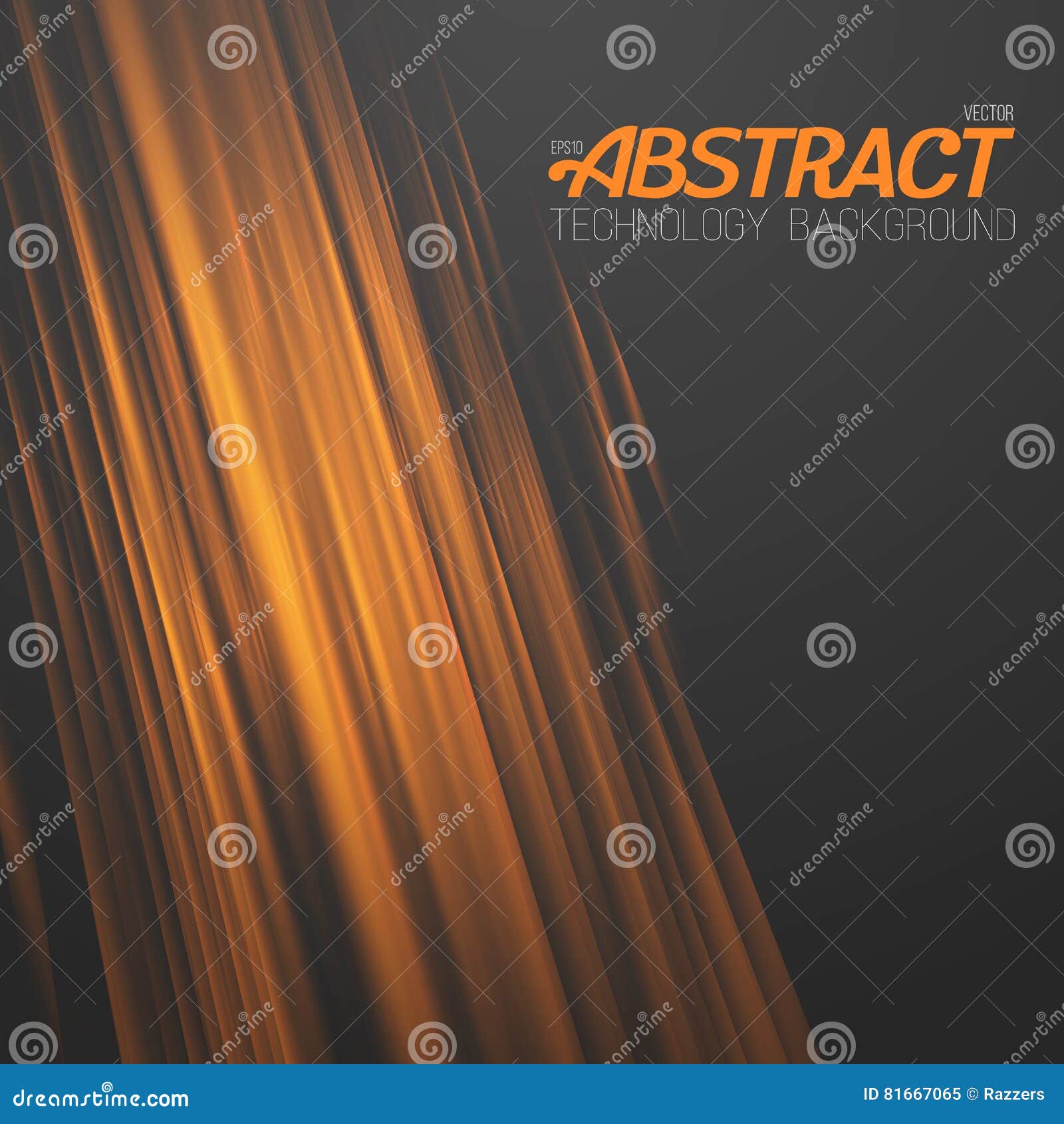 Abstract Vector Fire. Motion Fire Flow Template Stock Vector ...
