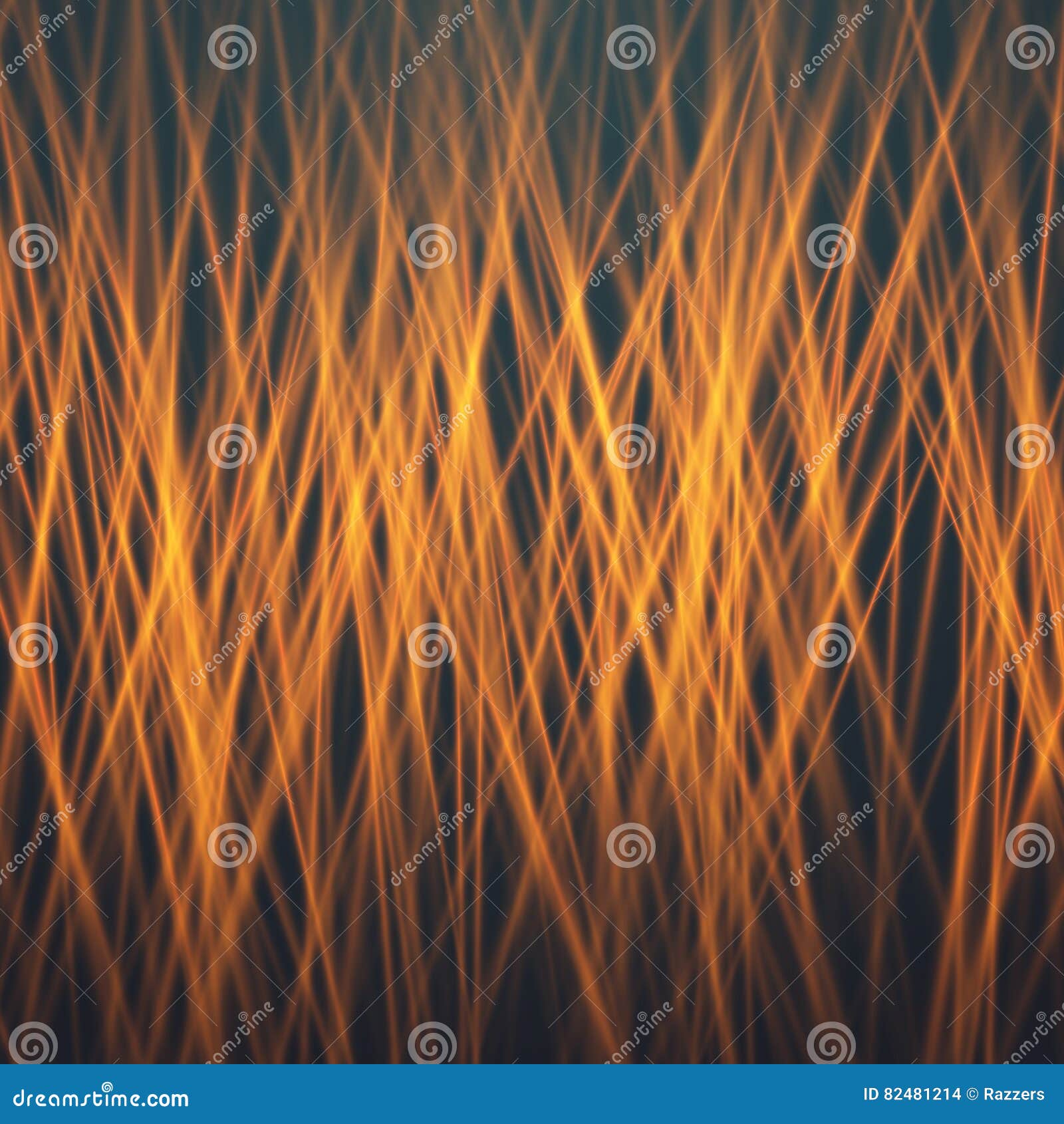 Abstract Vector Fire. Motion Graphics Fire Flow Stock Vector ...