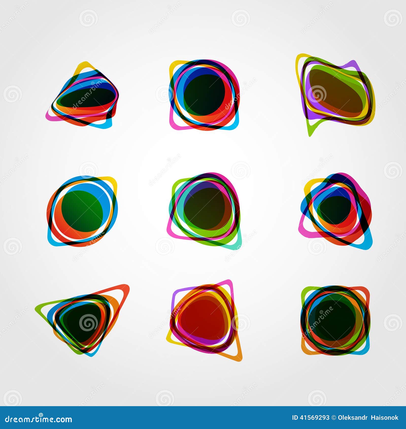 Abstract Vector Form. Color Line Design Eps10 Stock Vector ...