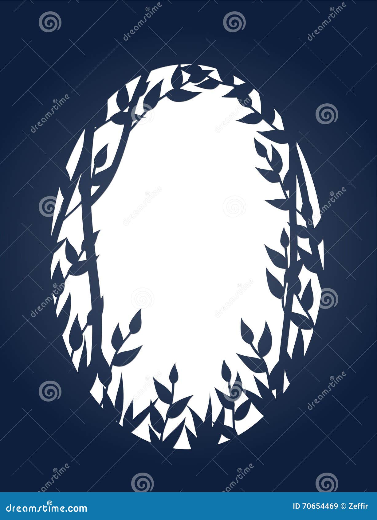 Tree Branches Oval Frame Stock Illustrations – 341 Tree Branches Oval ...