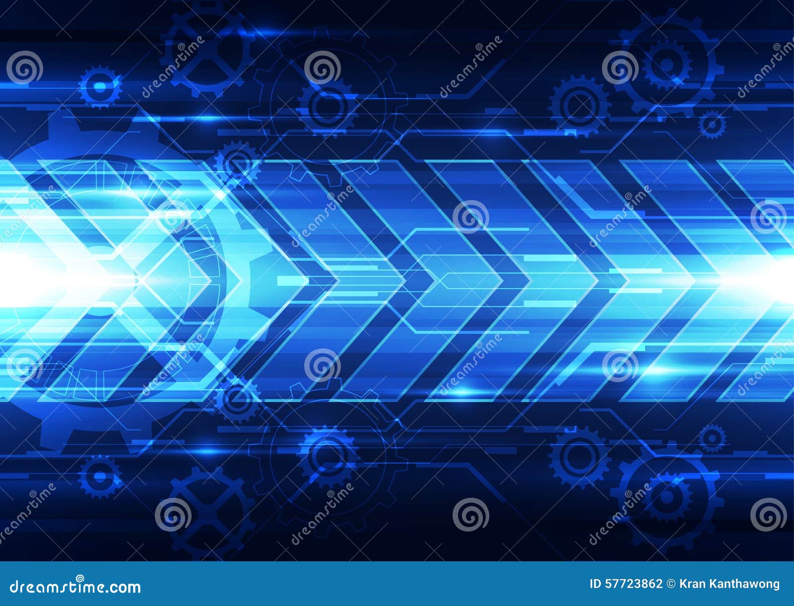 Abstract Vector Future Technology Speed Background Illustration Stock ...