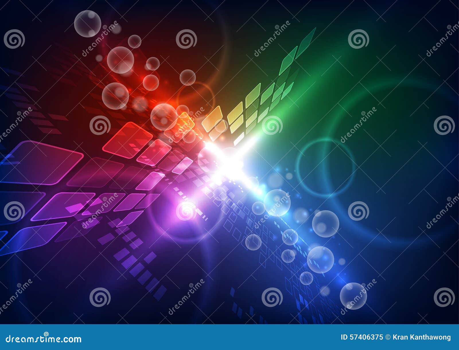Abstract Vector Future Telecom Technology Background Illustration Stock ...