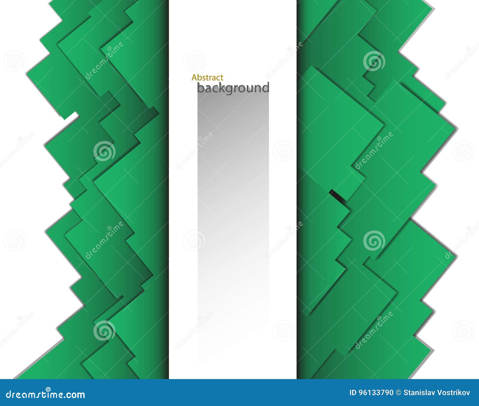 Abstract Vector Geometric Background of Blue-green Color in the Form of ...