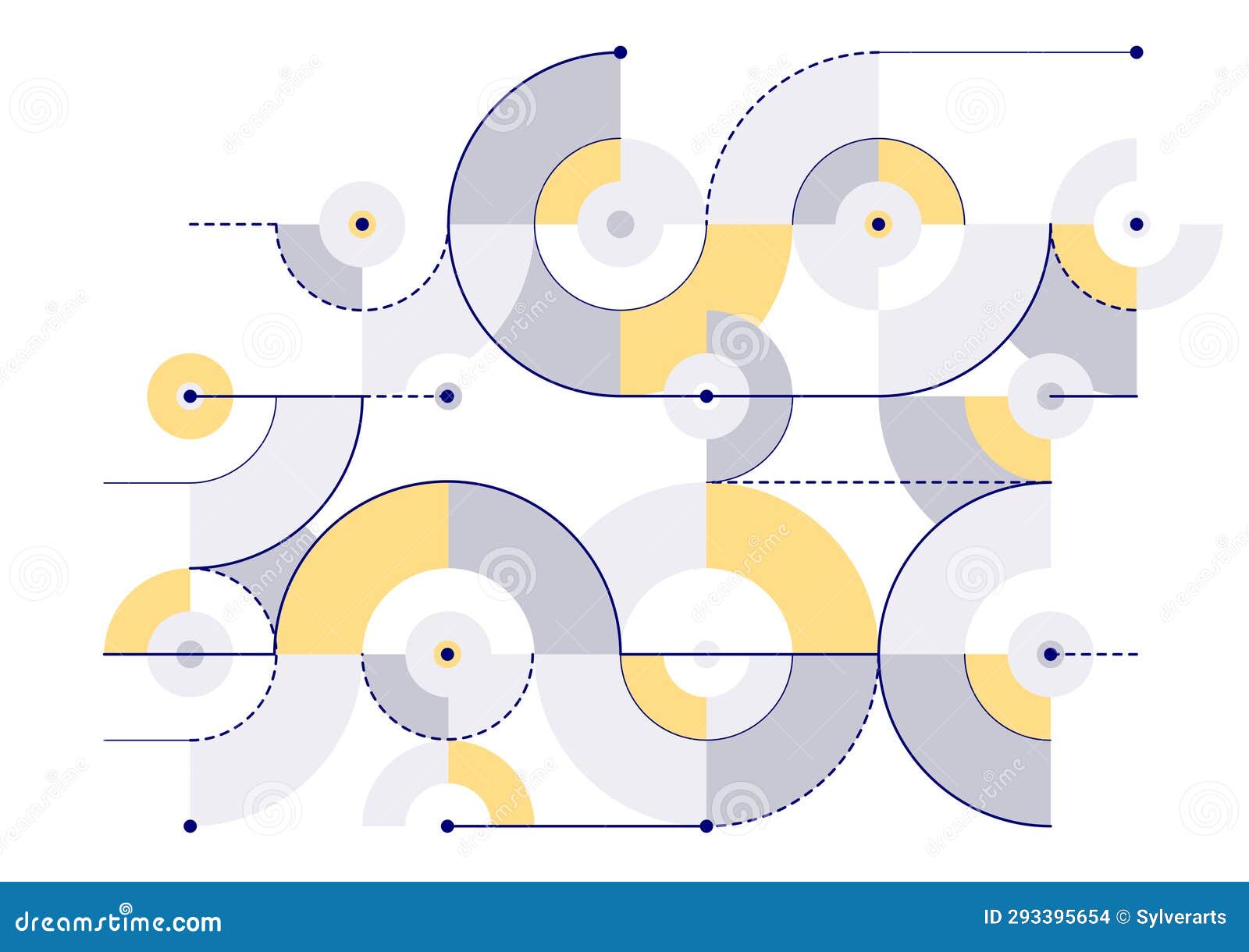 Abstract Vector Geometric Background in Tech Mechanical Engineering ...