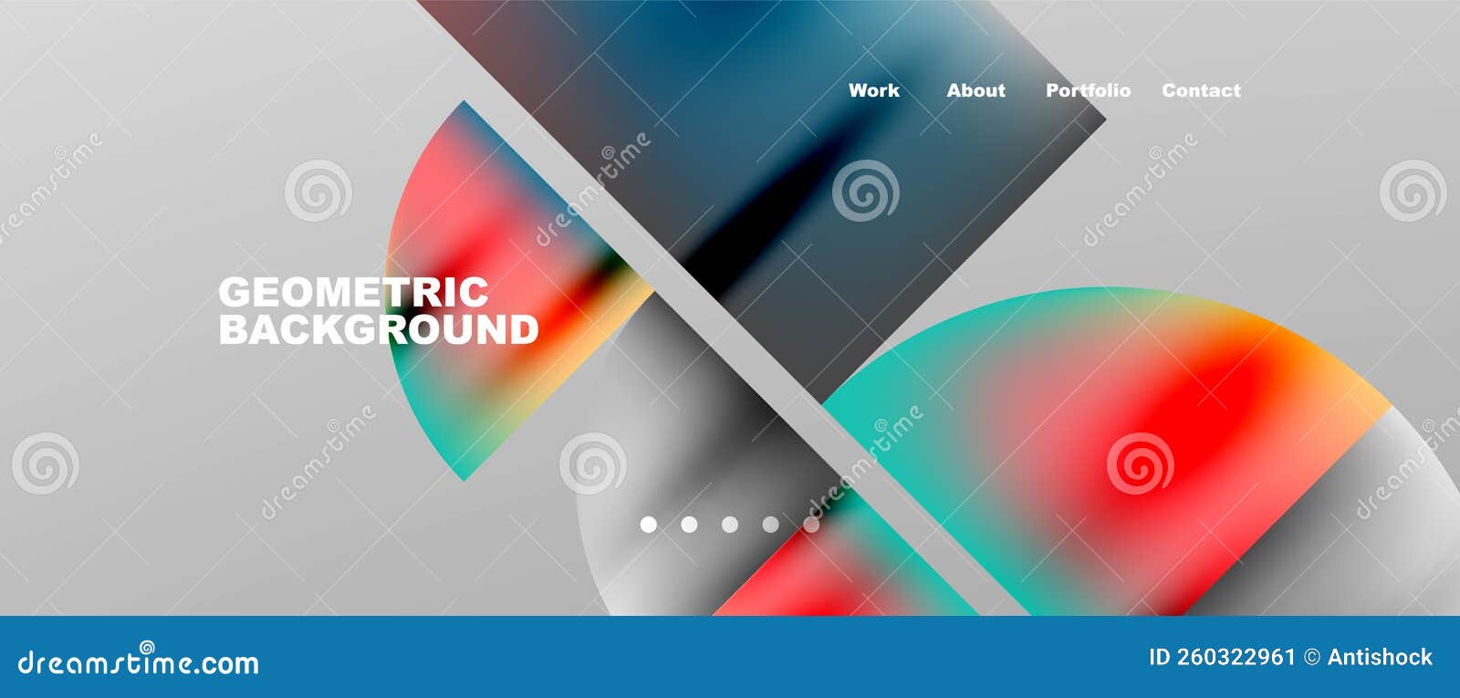 Abstract Vector Geometric Background Template Stock Vector ...