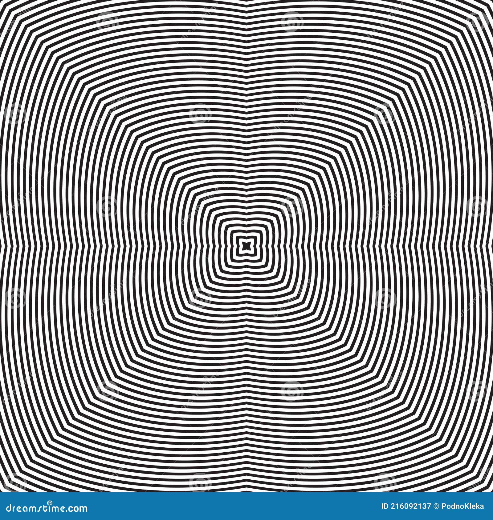 Symmetrical Eye Illusion Diamond Stripe Op Art.Geometric B/W Seamless ...