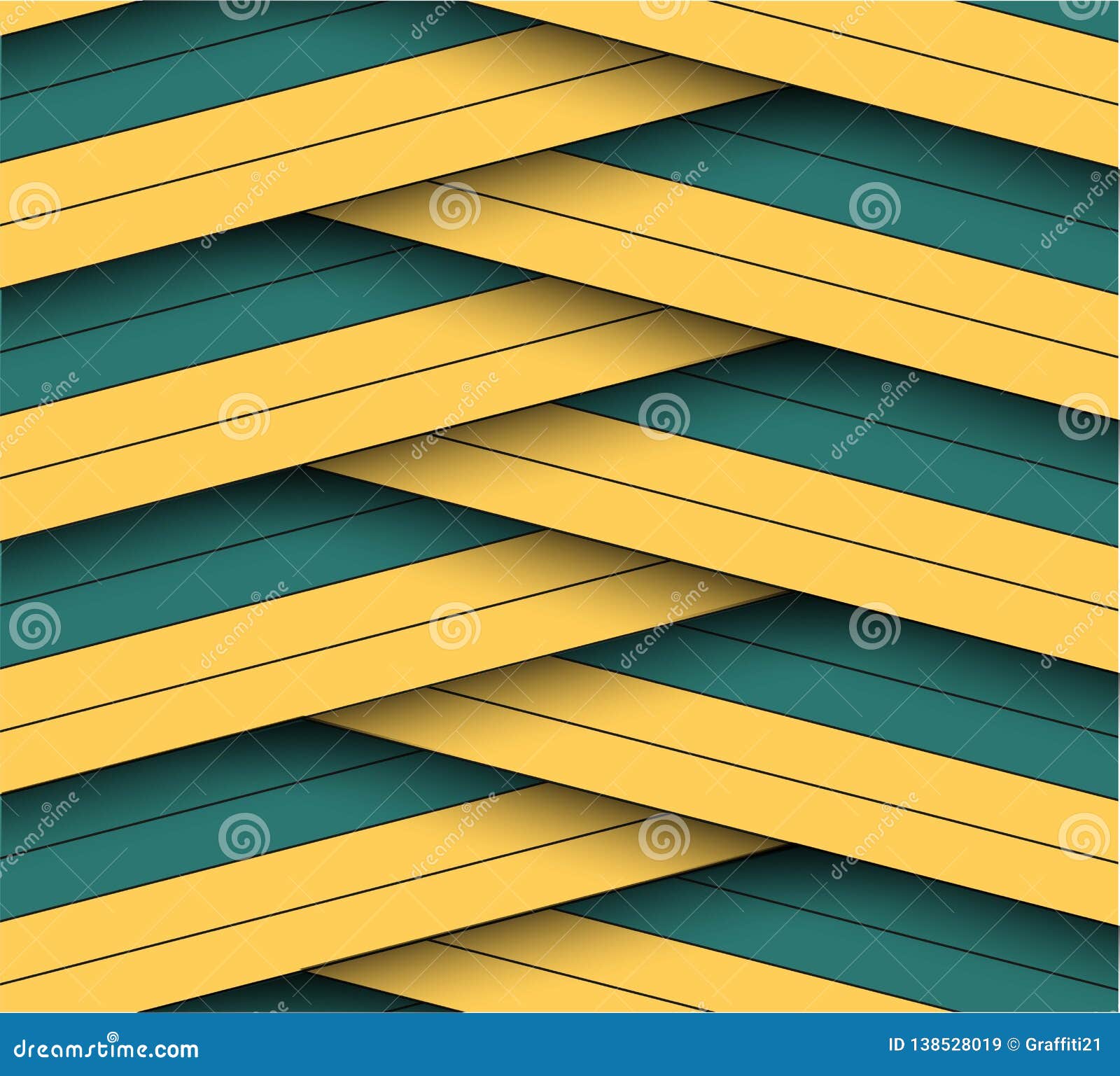 Abstract Vector Geometric Pattern. Symmetrical Layout Stock Vector ...