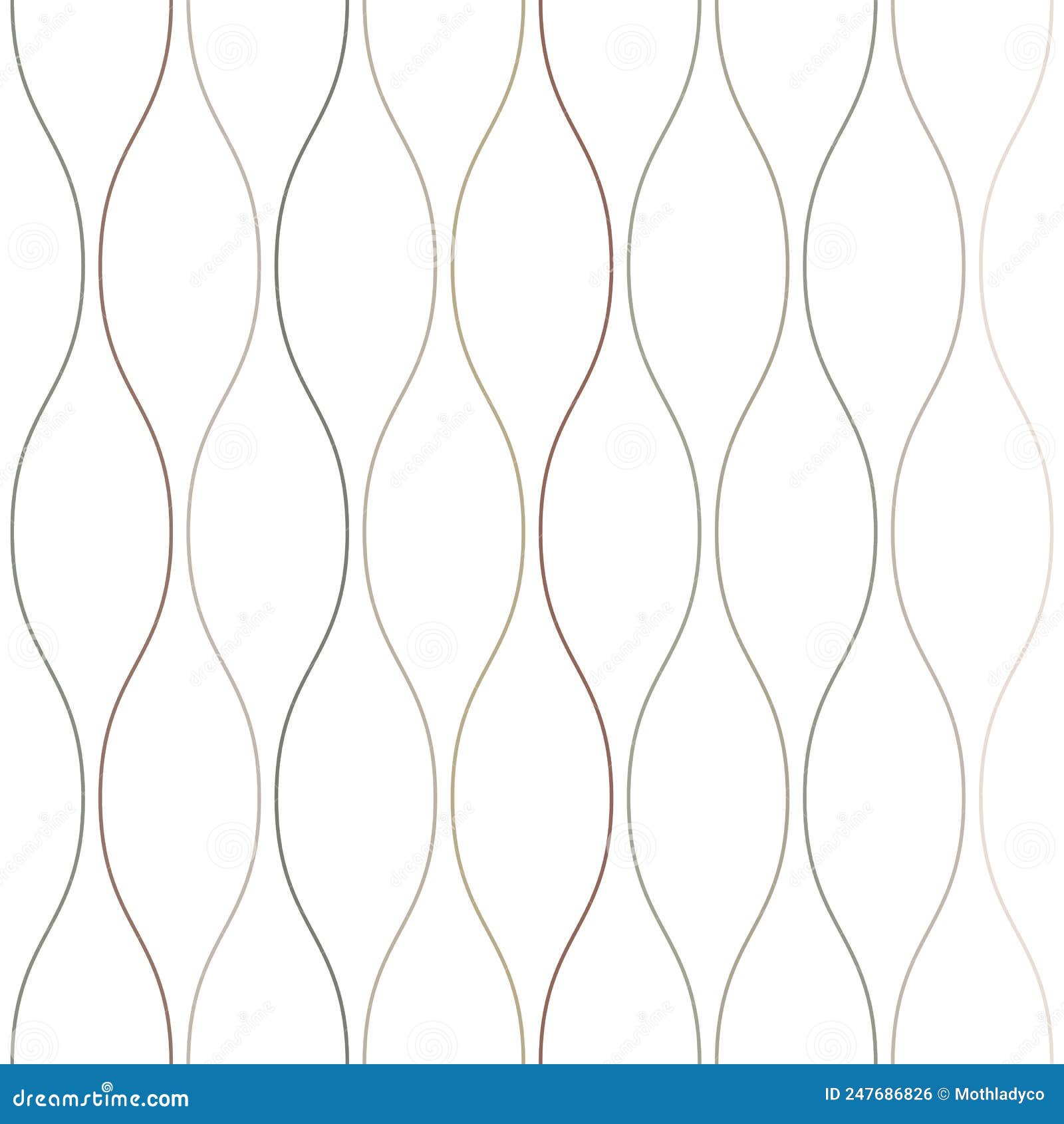 Abstract Vector Geometric Repeat Pattern, Colorful Vertical Lines Stock ...