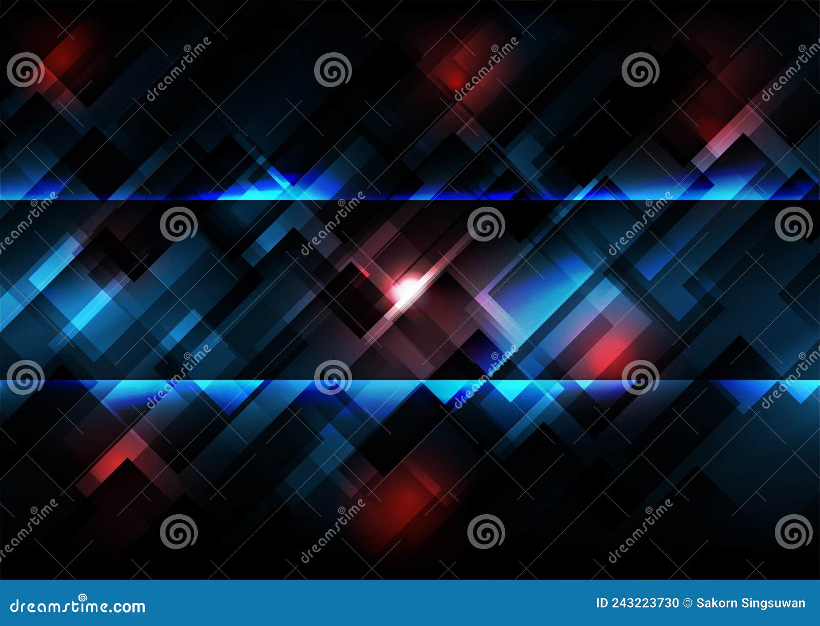 Abstract Vector Geometry and Shape Background Overlay Layer on Dark ...