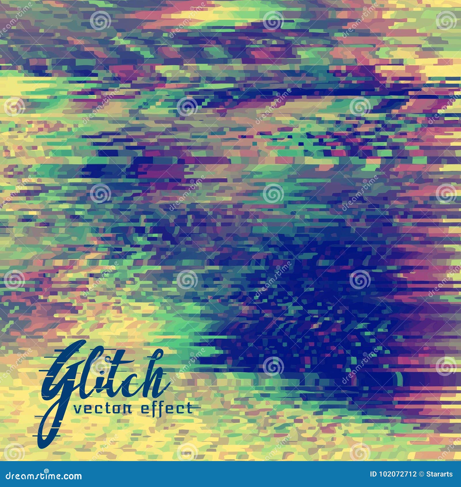 Abstract Vector Glitch Background Design Stock Vector - Illustration of ...