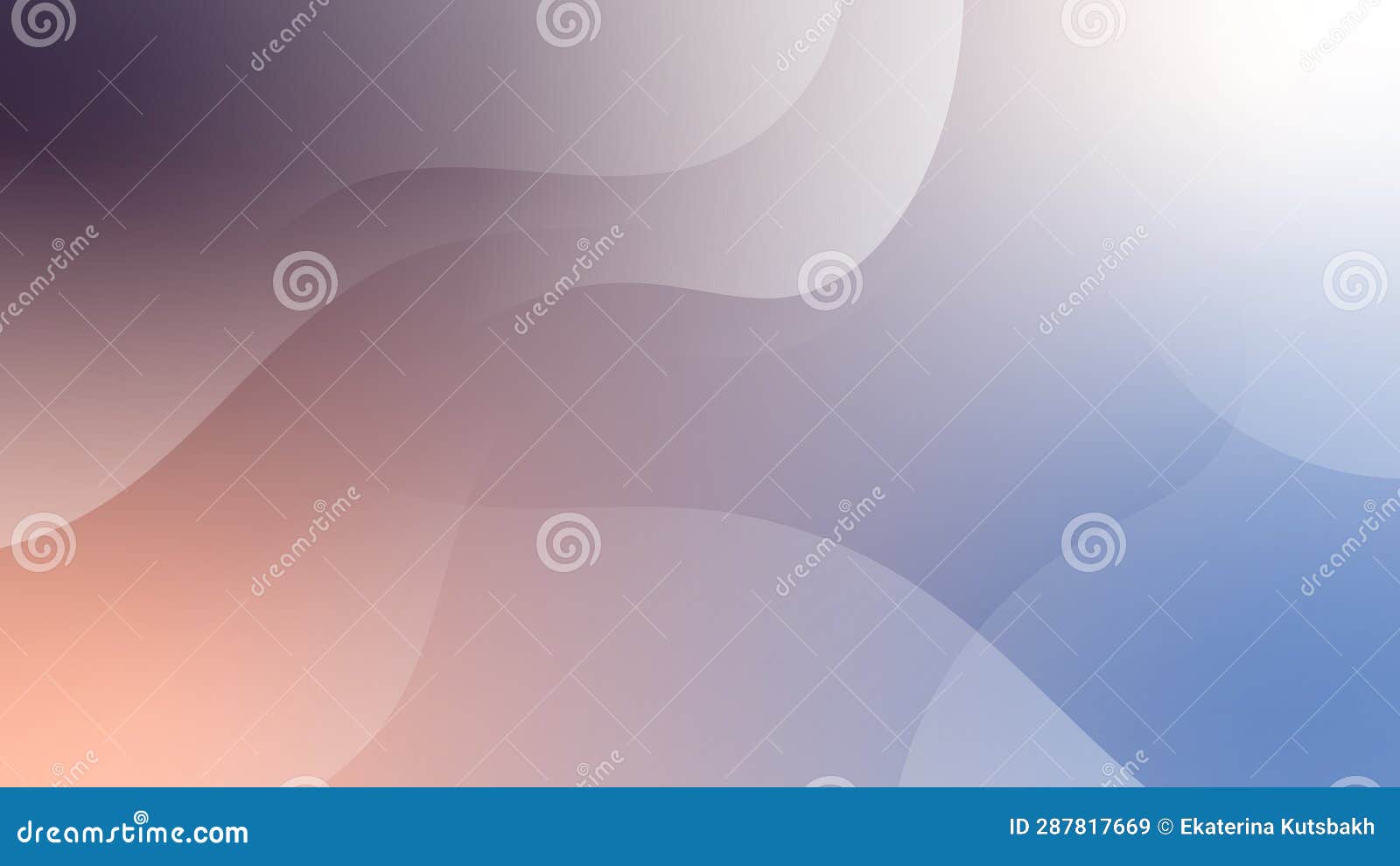 Abstract Vector Gradient Background with Smooth Waves. Stock Vector ...