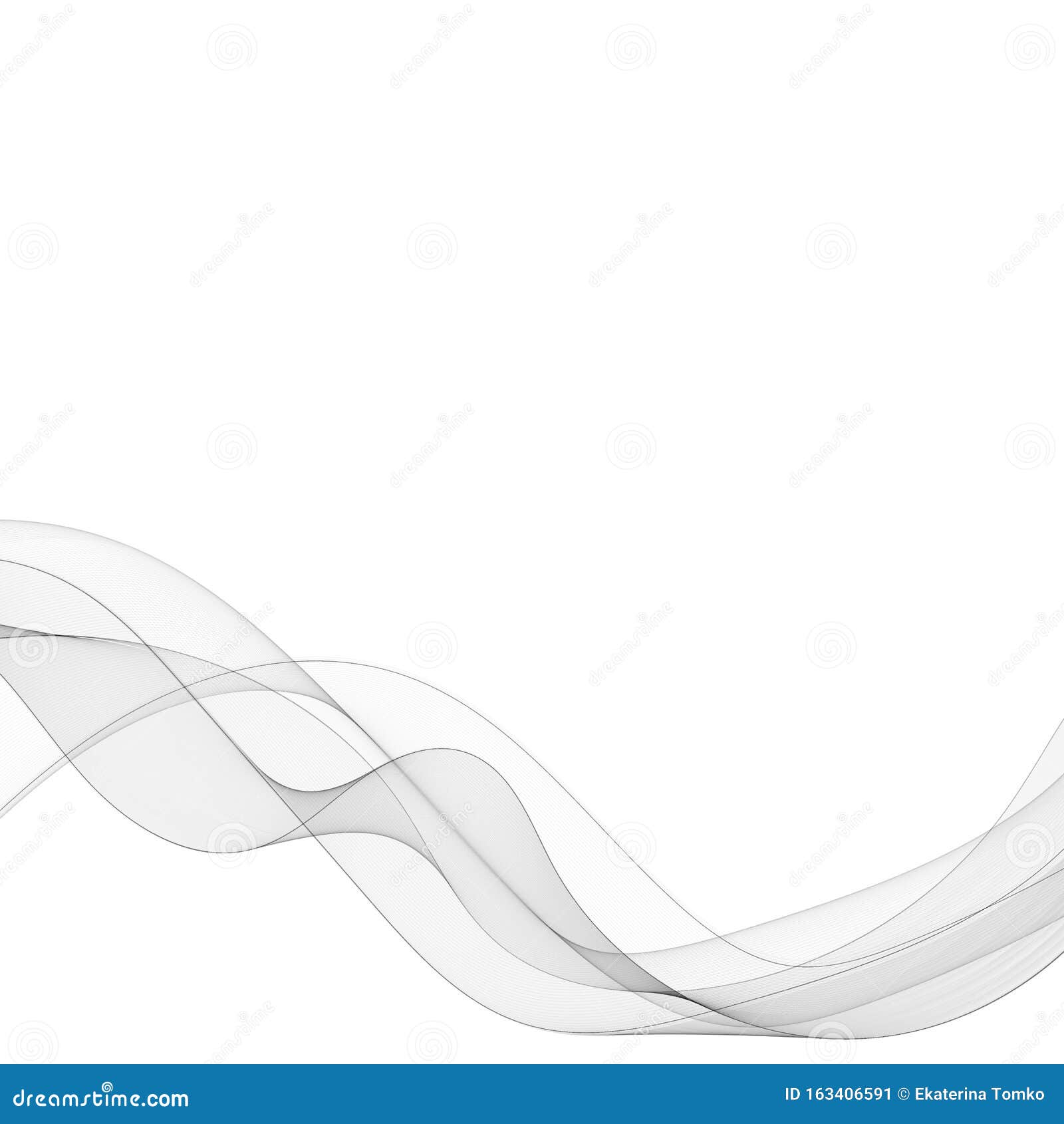 Abstract Vector Graphics. Gray Wave. Template for Advertising. Eps 10 ...