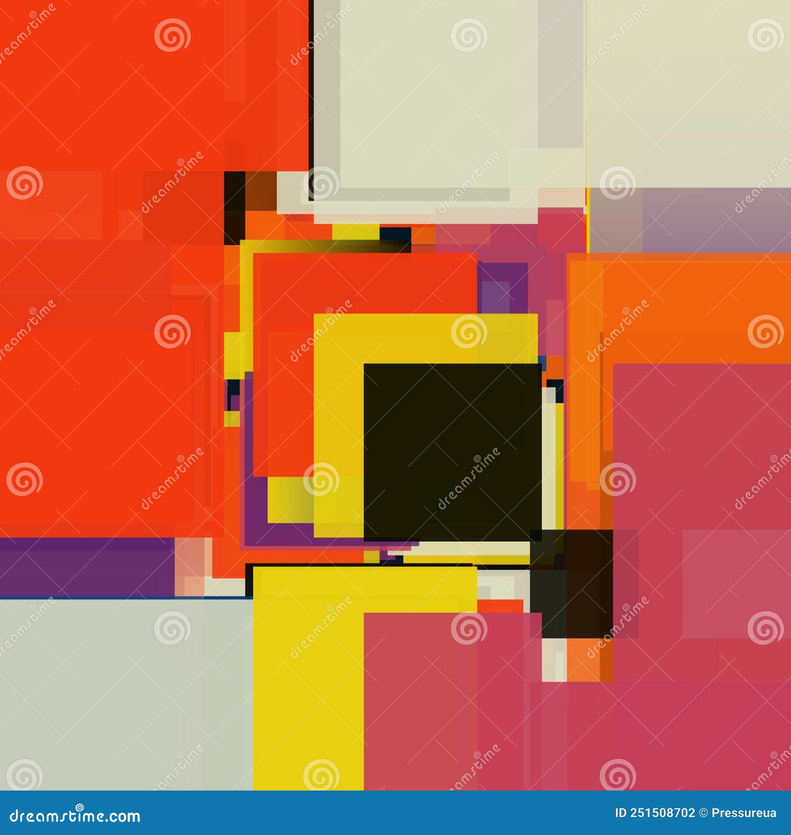 Abstract Vector Graphics Made with Generative Art Approach Using ...
