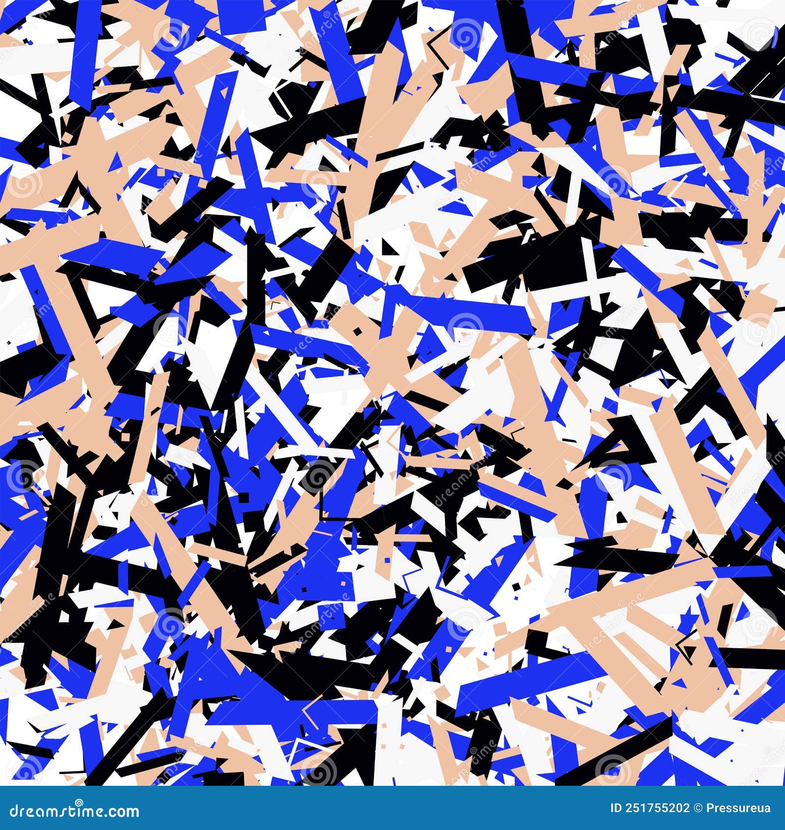 Abstract Vector Graphics Made with Generative Art Approach Using ...