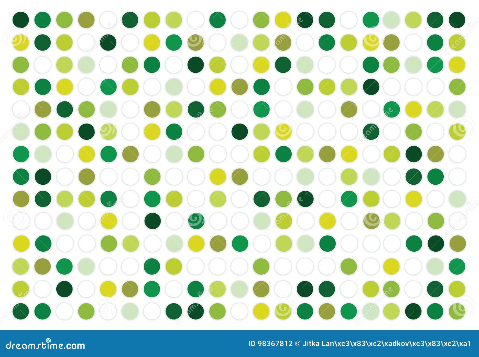 Abstract Vector Green Circles Background Stock Vector - Illustration of ...
