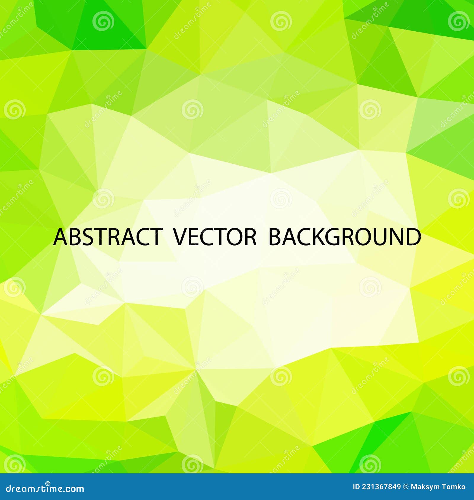 Abstract Vector Green Geometric Background. Eps 10 Stock Vector ...
