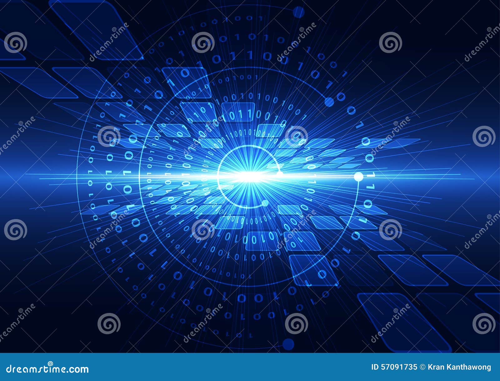 Abstract Vector Hi Speed Internet Technology Background Illustration ...