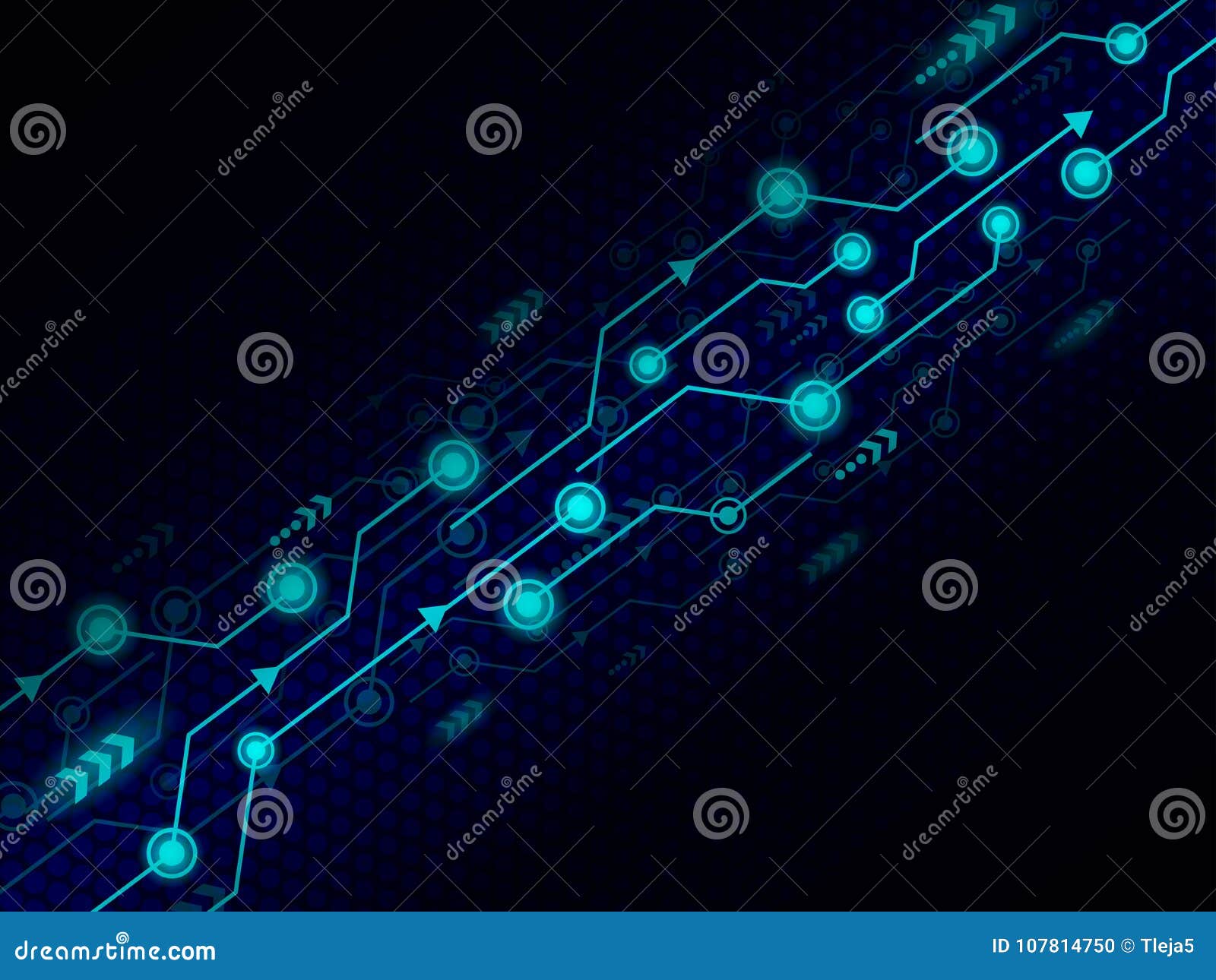 Abstract Hi Speed Technology Background Stock Vector - Illustration of ...