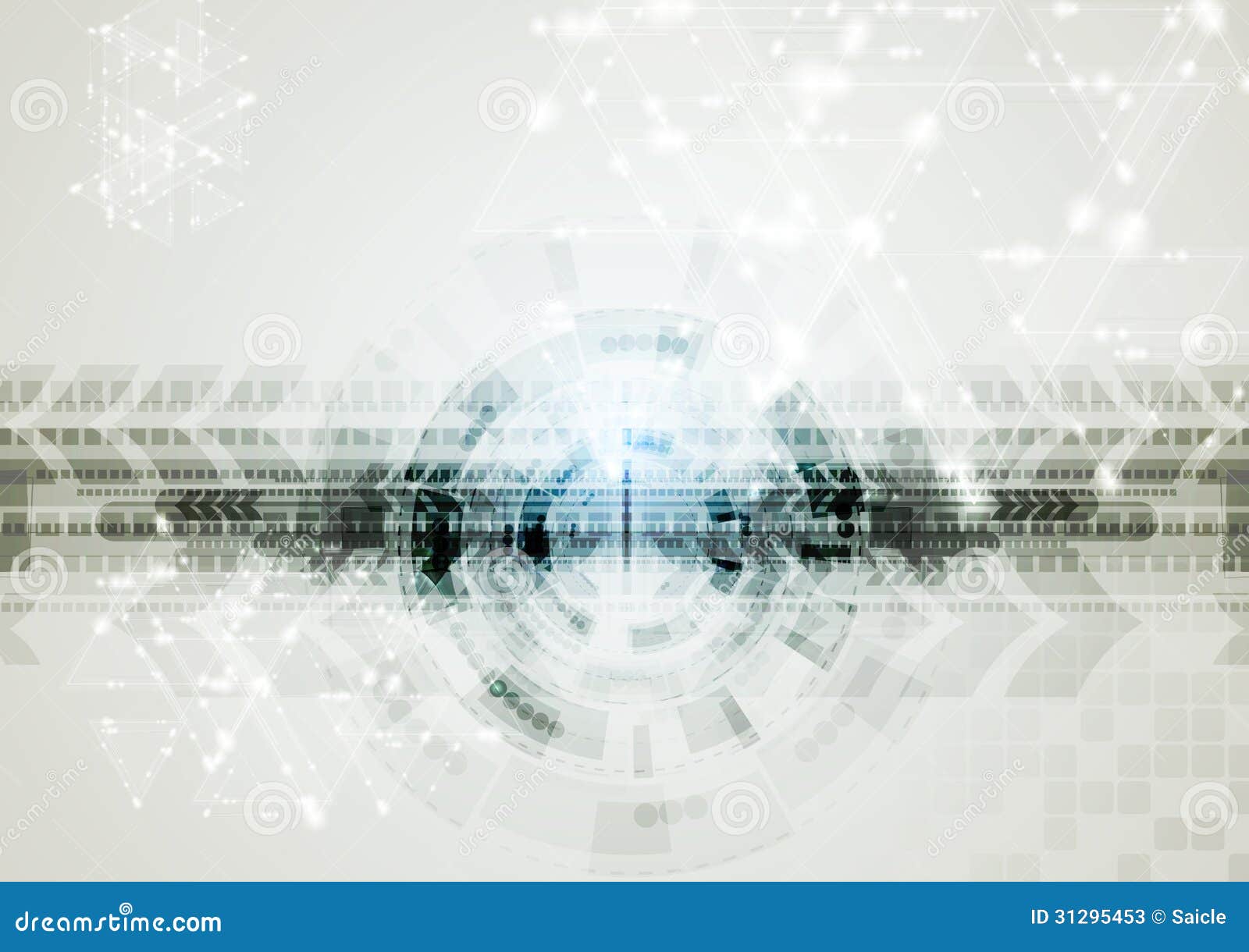 Abstract Vector Hi-tech Background Stock Vector - Illustration of ...