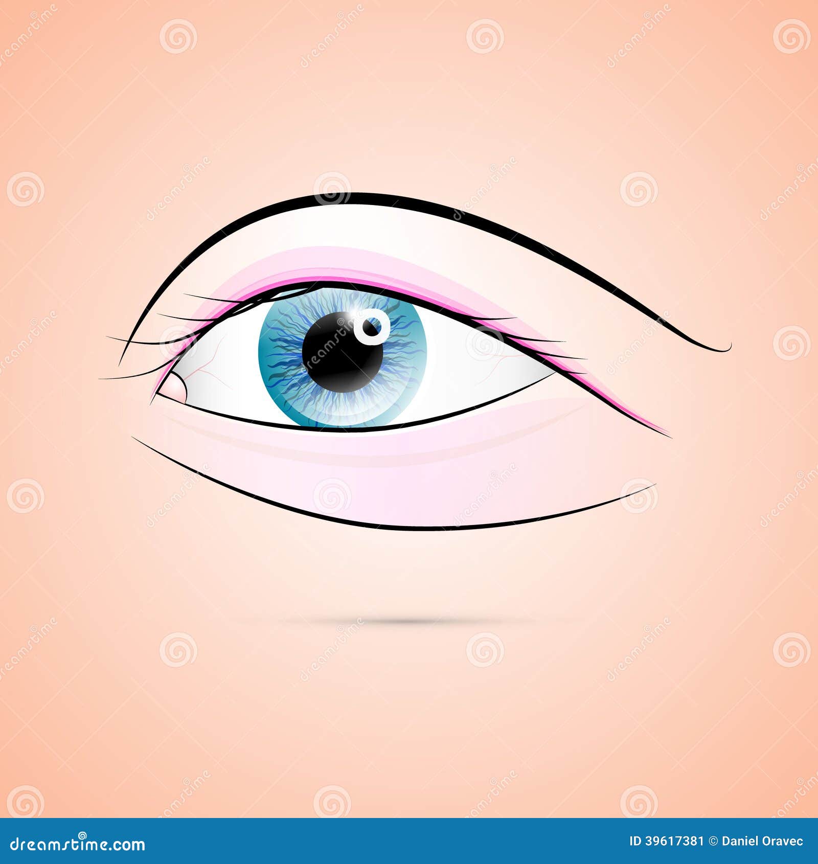 Abstract Vector Human Blue Eye Stock Vector - Illustration of eyeball ...