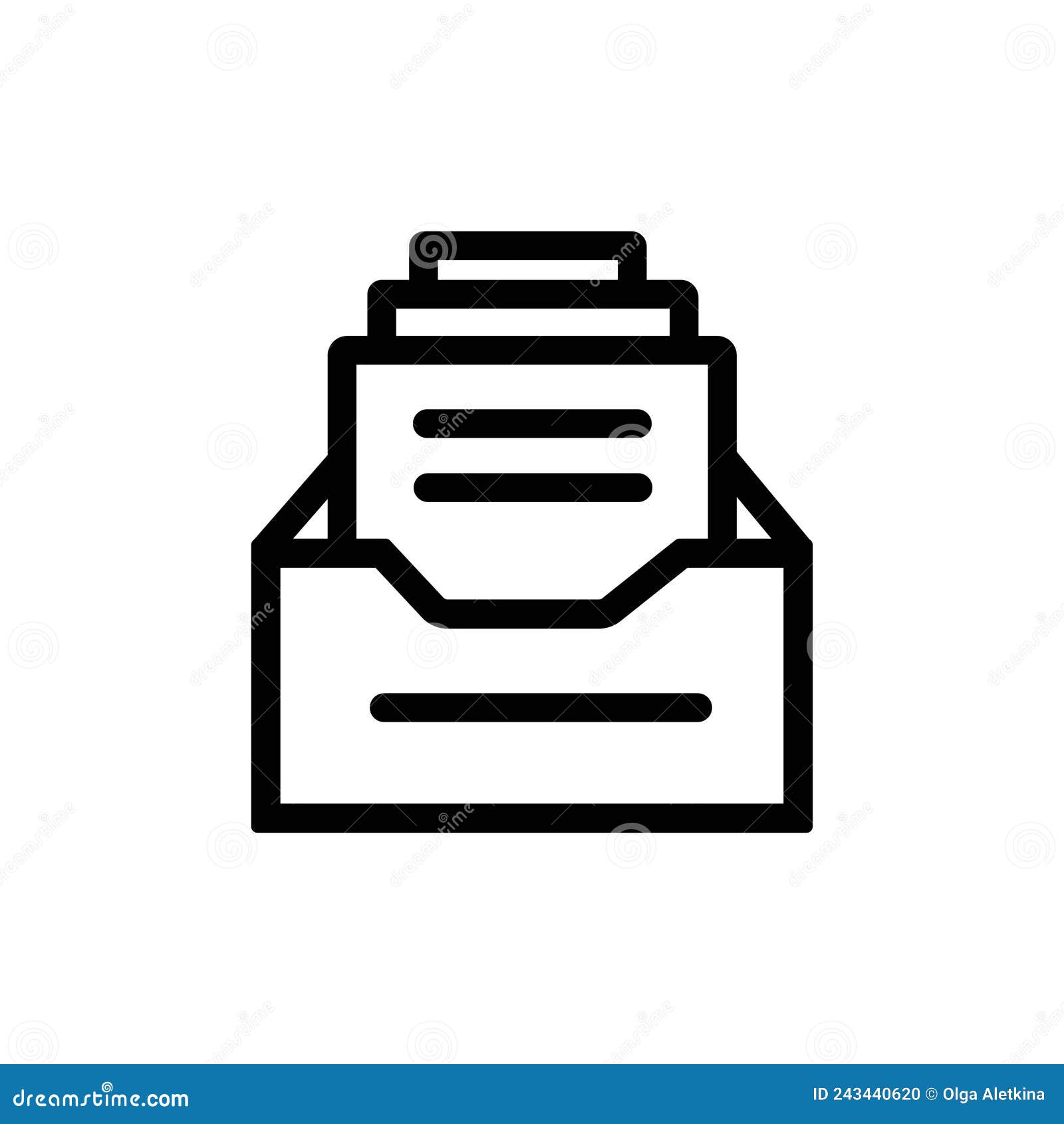 Archive Storage Icon Vector Design Template. High Quality Black Style ...