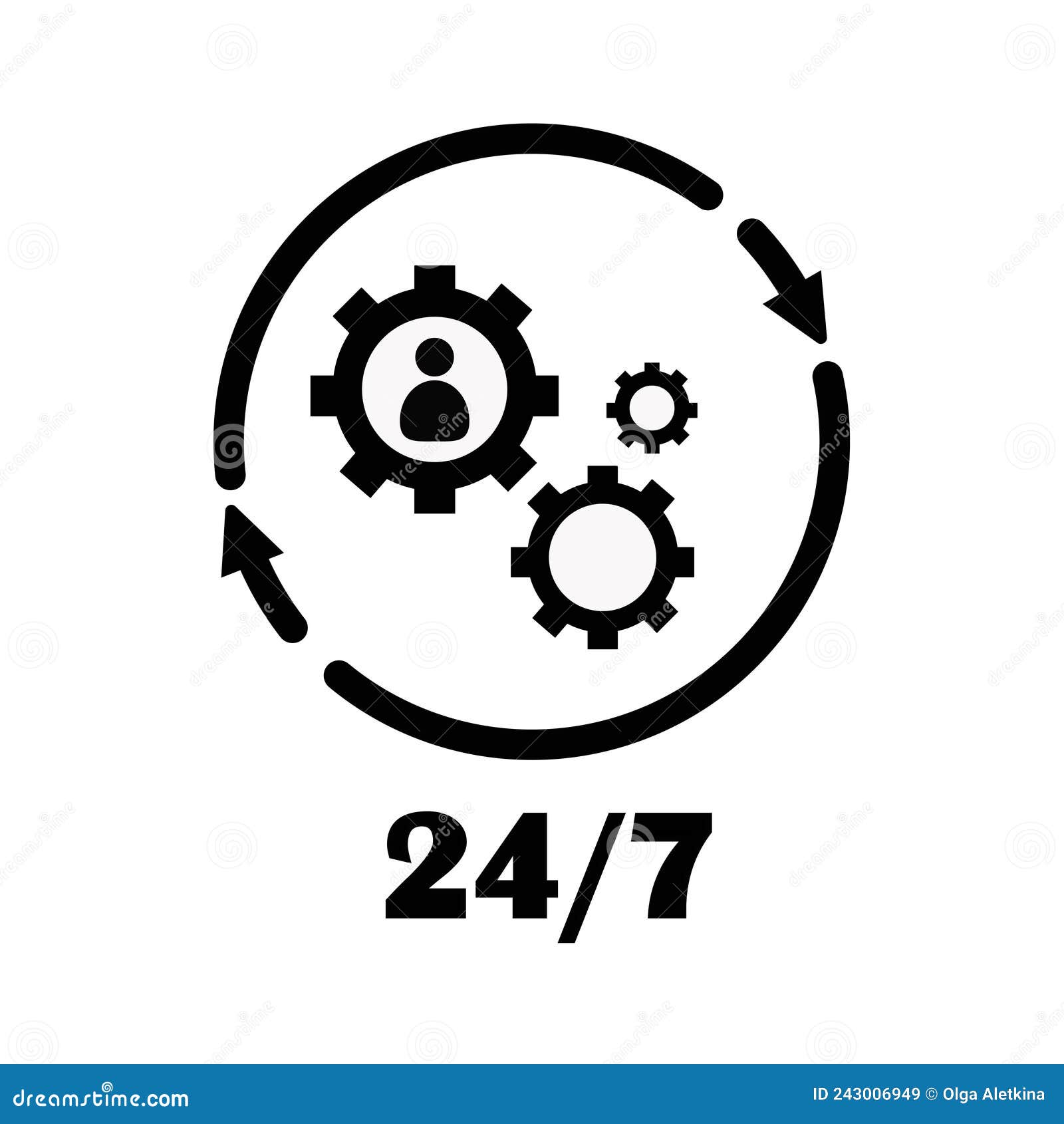 Steady Technical Support Services - Vector Web Icon Stock Vector ...