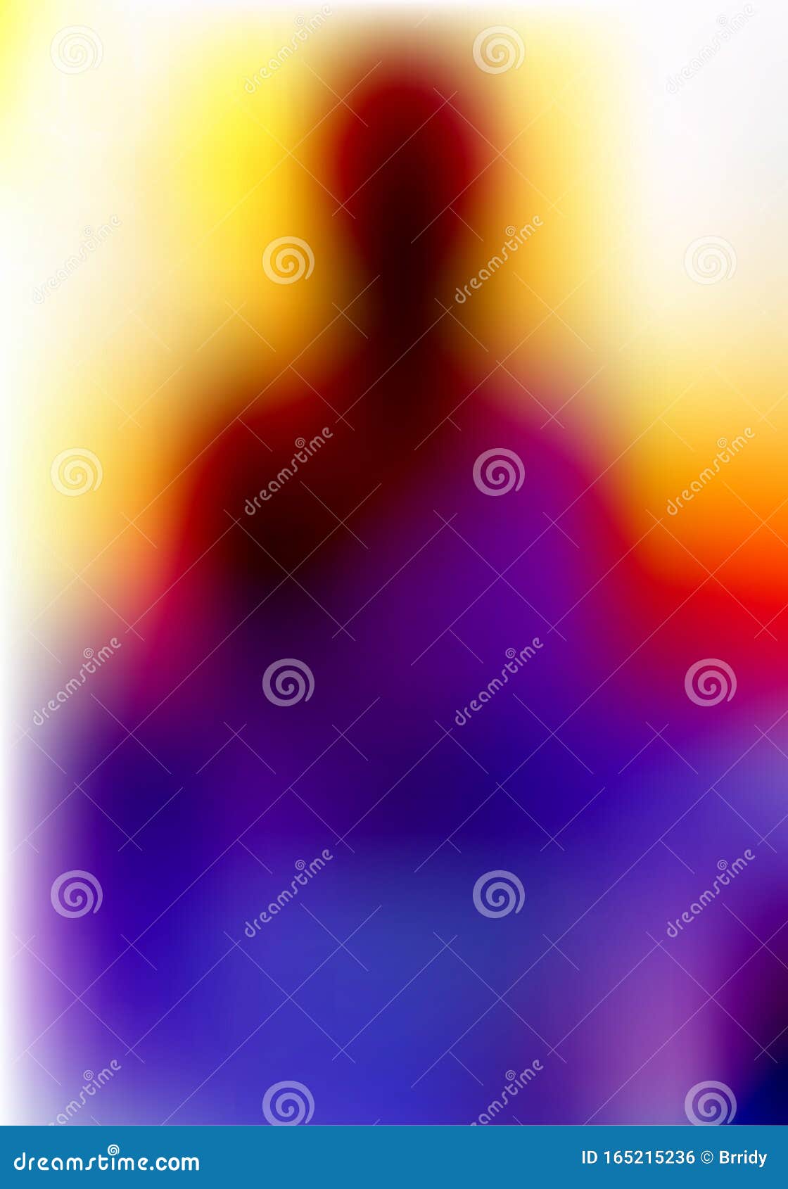 Blurred Silhouette Carton Box With Recycling Symbol Royalty-Free ...