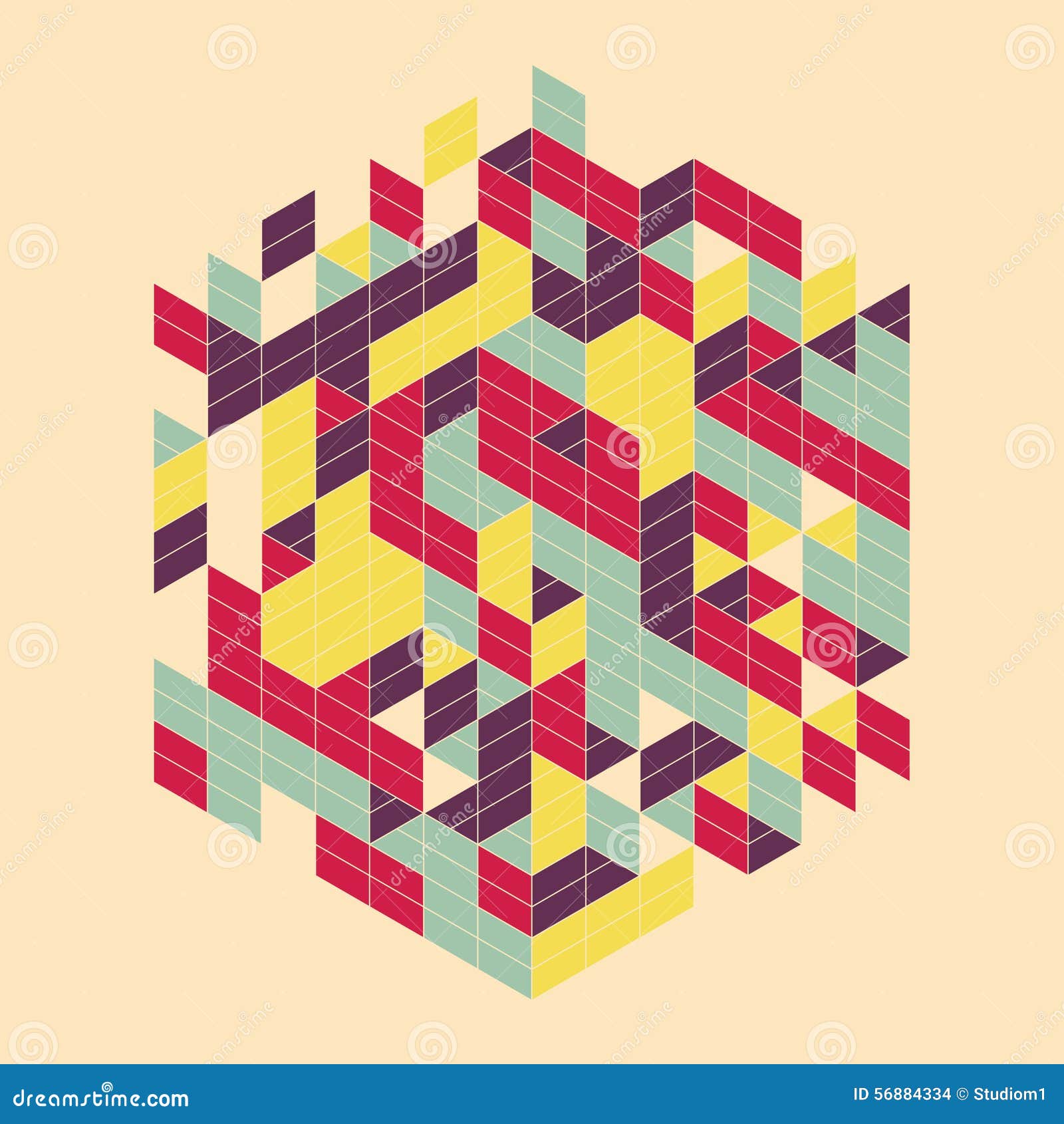 Abstract Vector Illustration Stock Vector - Illustration of packing ...