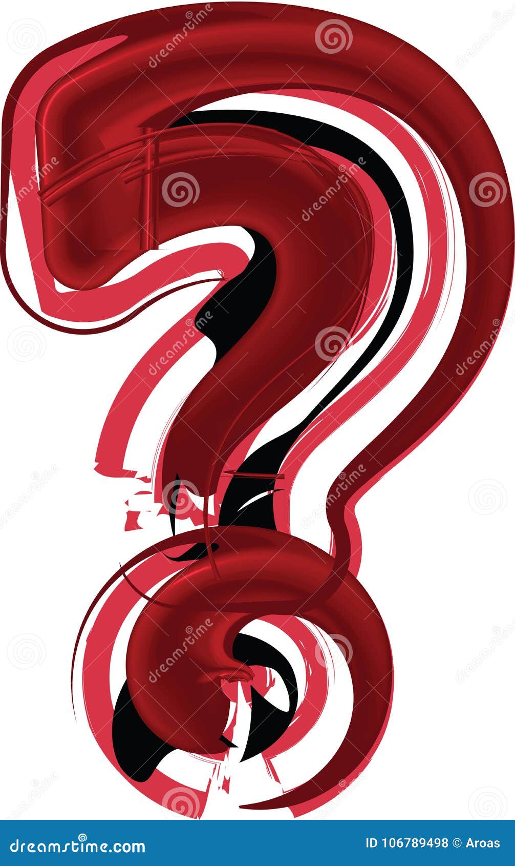 Abstract Question Mark Symbol Stock Vector - Illustration of business ...