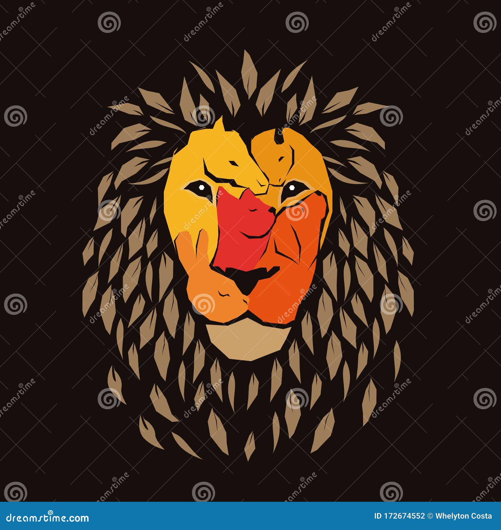 Lion Life Cycle Infographic Diagram Vector Illustration | CartoonDealer ...