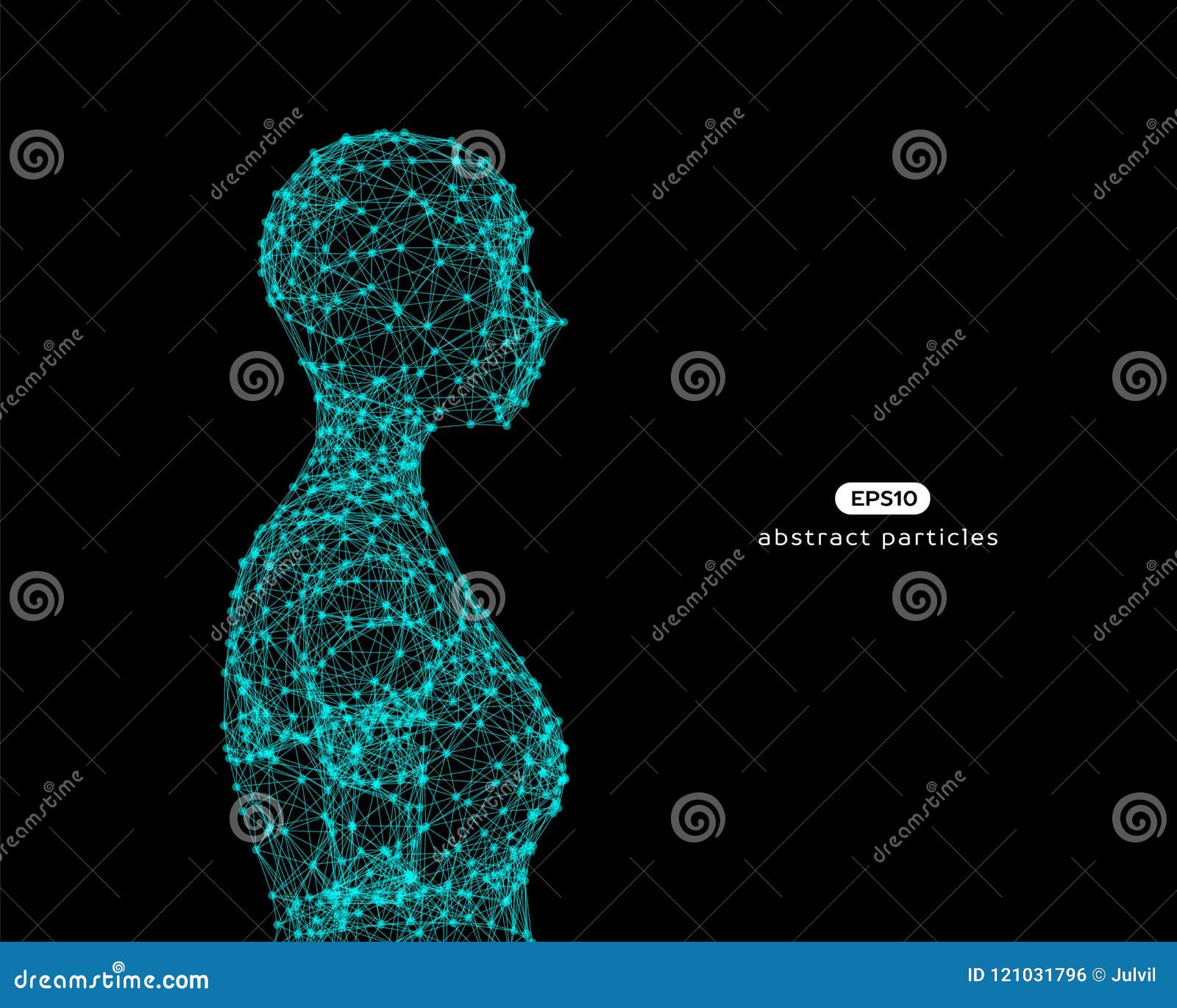 Human Bust Silhouette Avatar, Bust Shape Parallel Lines, Human Chakra ...