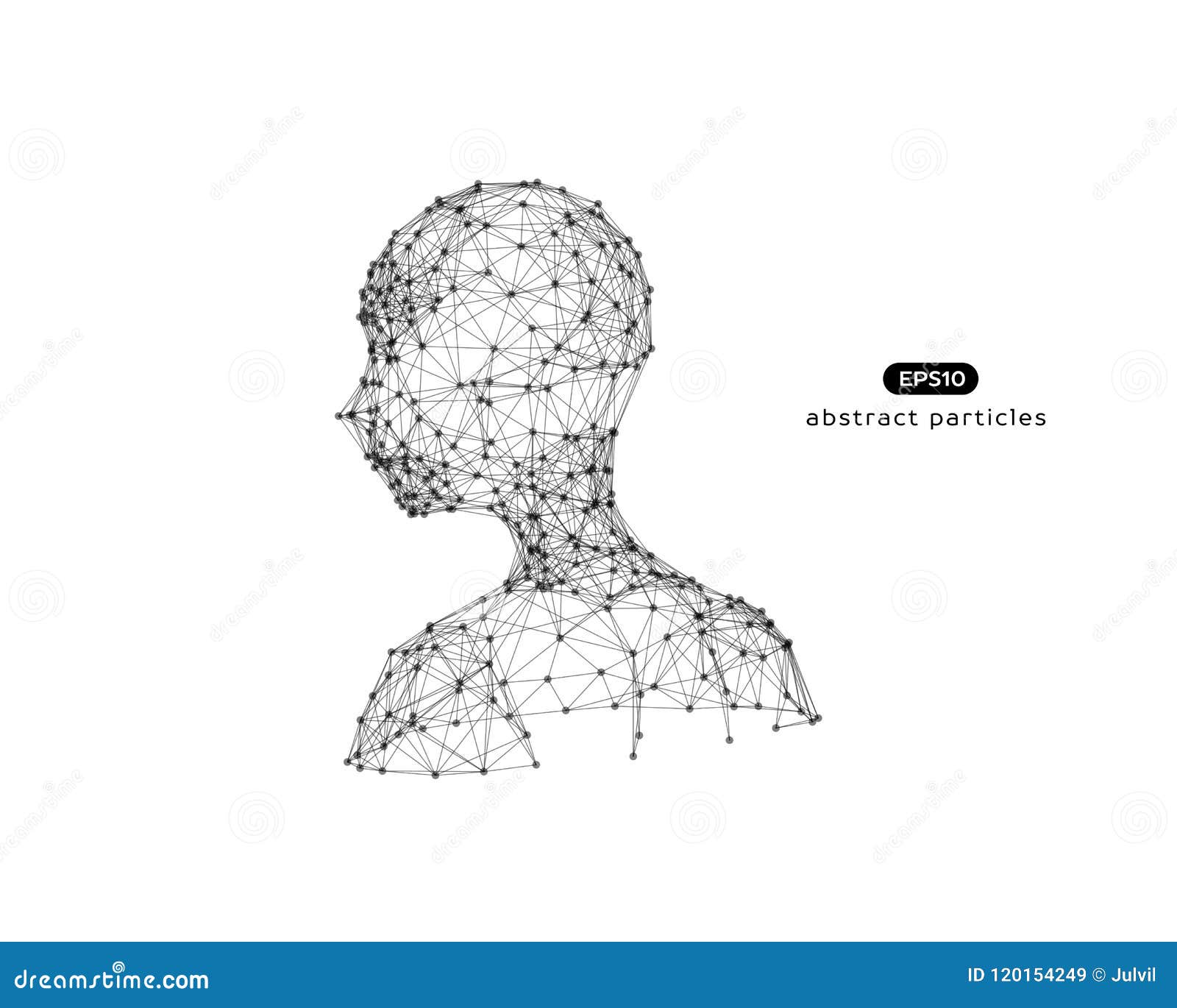Human Bust Silhouette Avatar, Bust Shape Parallel Lines, Human Chakra ...