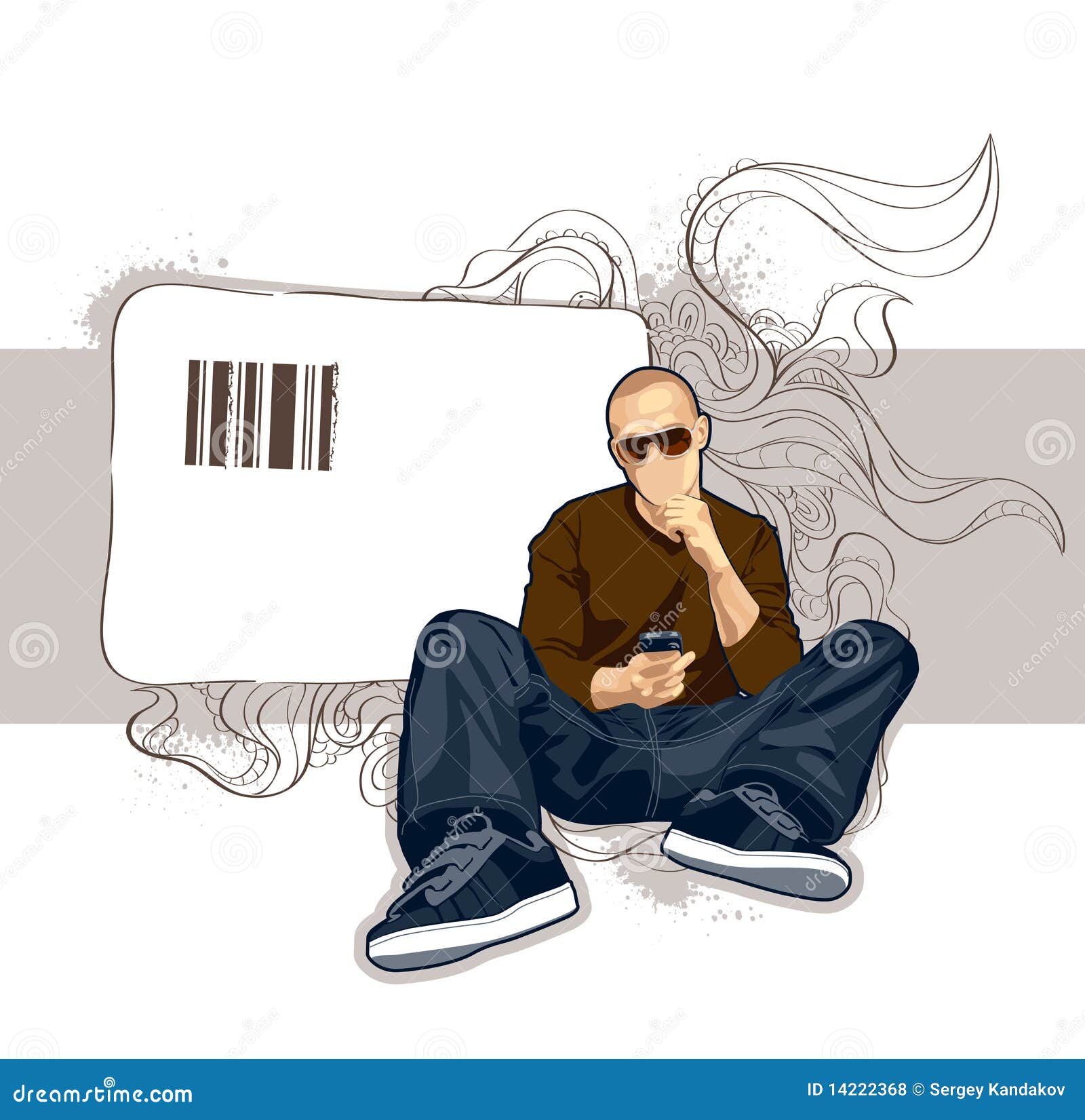 Abstract Vector Illustration of Man Stock Vector - Illustration of ...