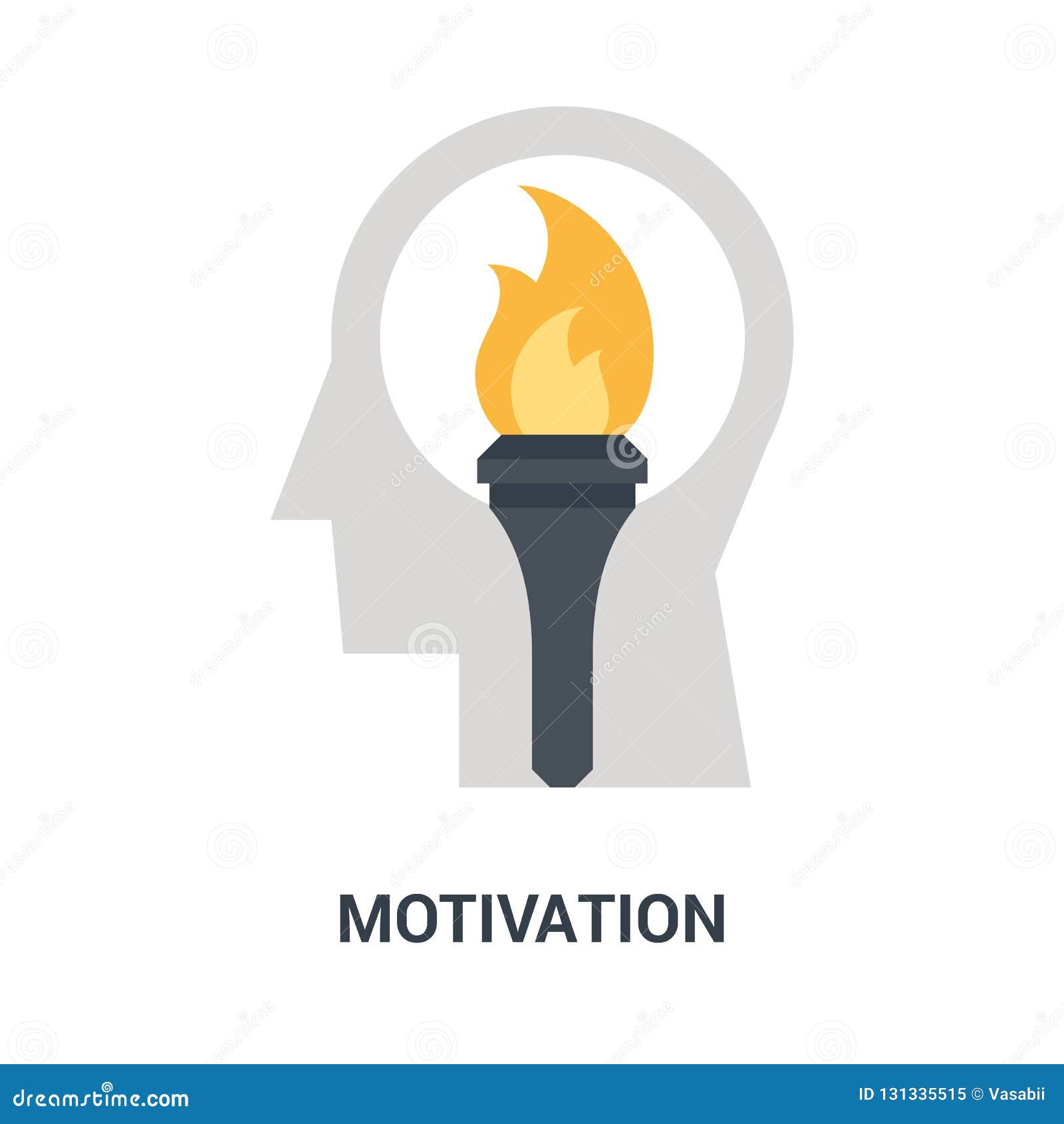 Motivation Icon Concept Stock Vector Illustration Of Experience