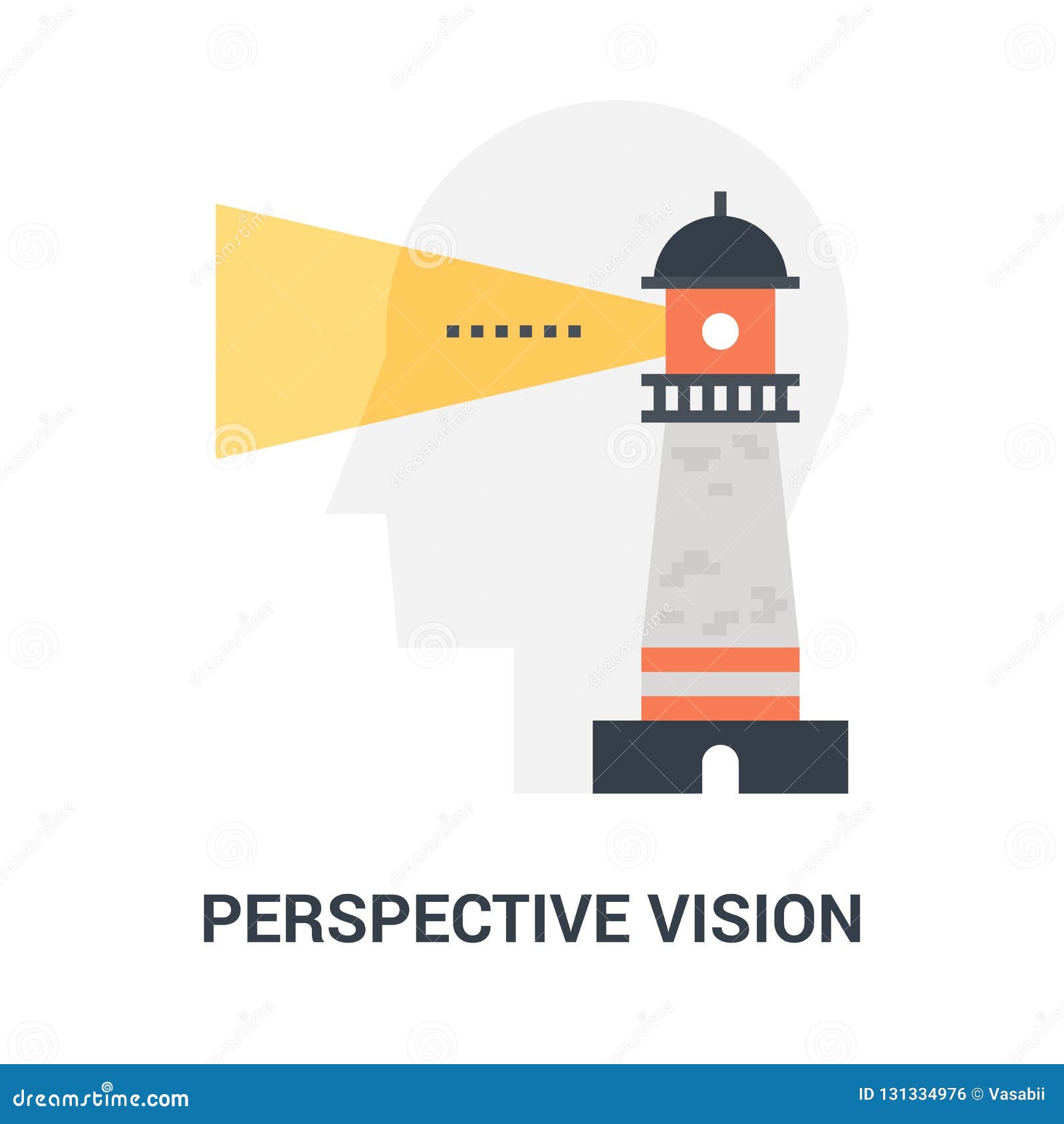 Perspective Vision Icon Concept Stock Vector - Illustration of icon ...