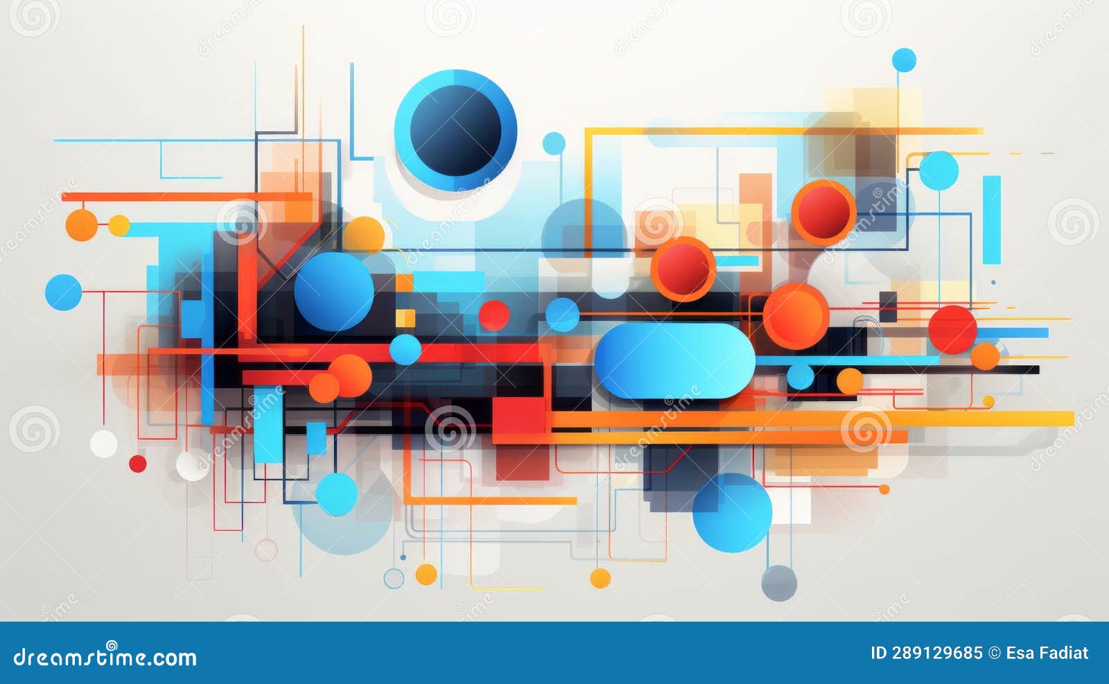 Abstract Vector Illustration, Representing Automated Testing with ...