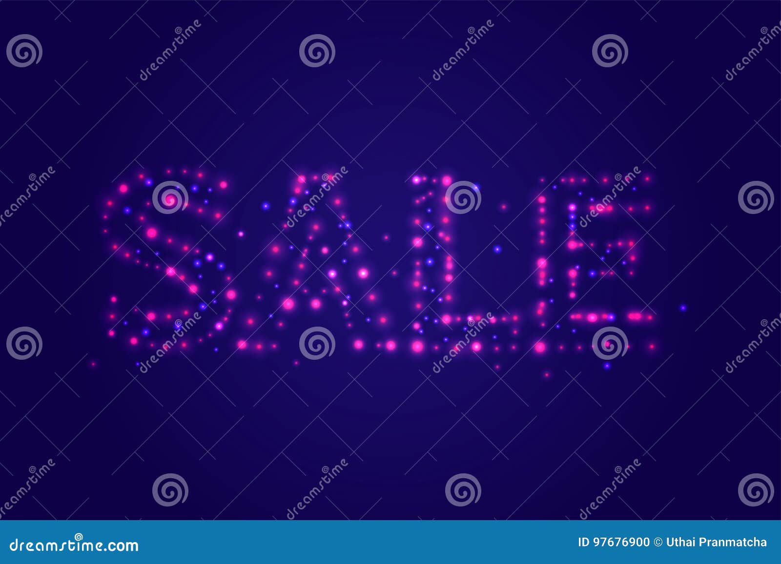 Abstract Vector Illustration of SALE Wording. Stock Vector ...