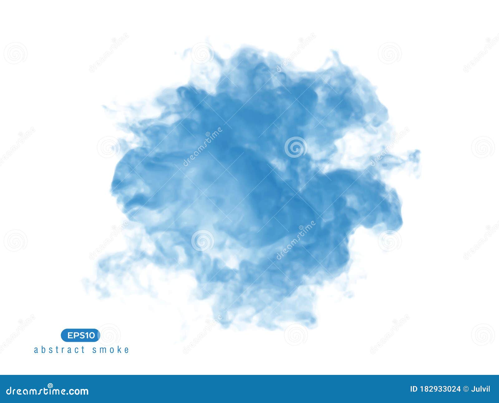 Abstract Vector Illustration of Smoky Shape Stock Vector - Illustration ...