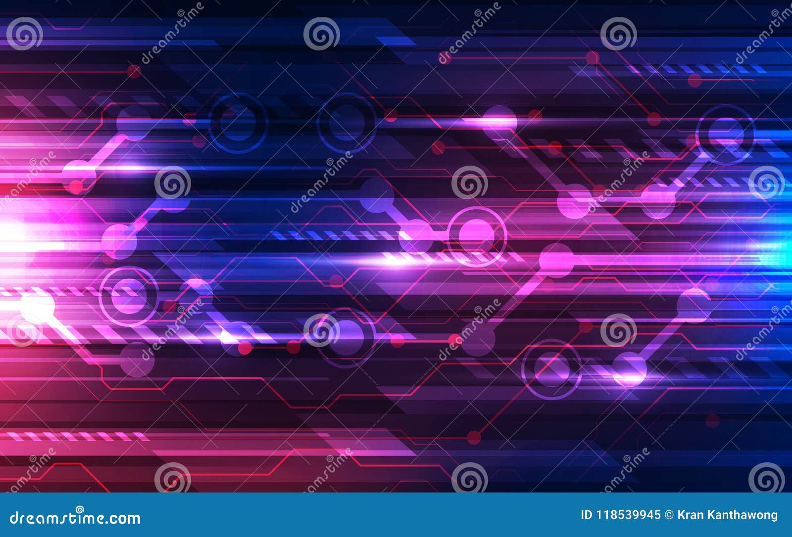 Abstract Vector Innovation Digital High Speed Technology Concept ...