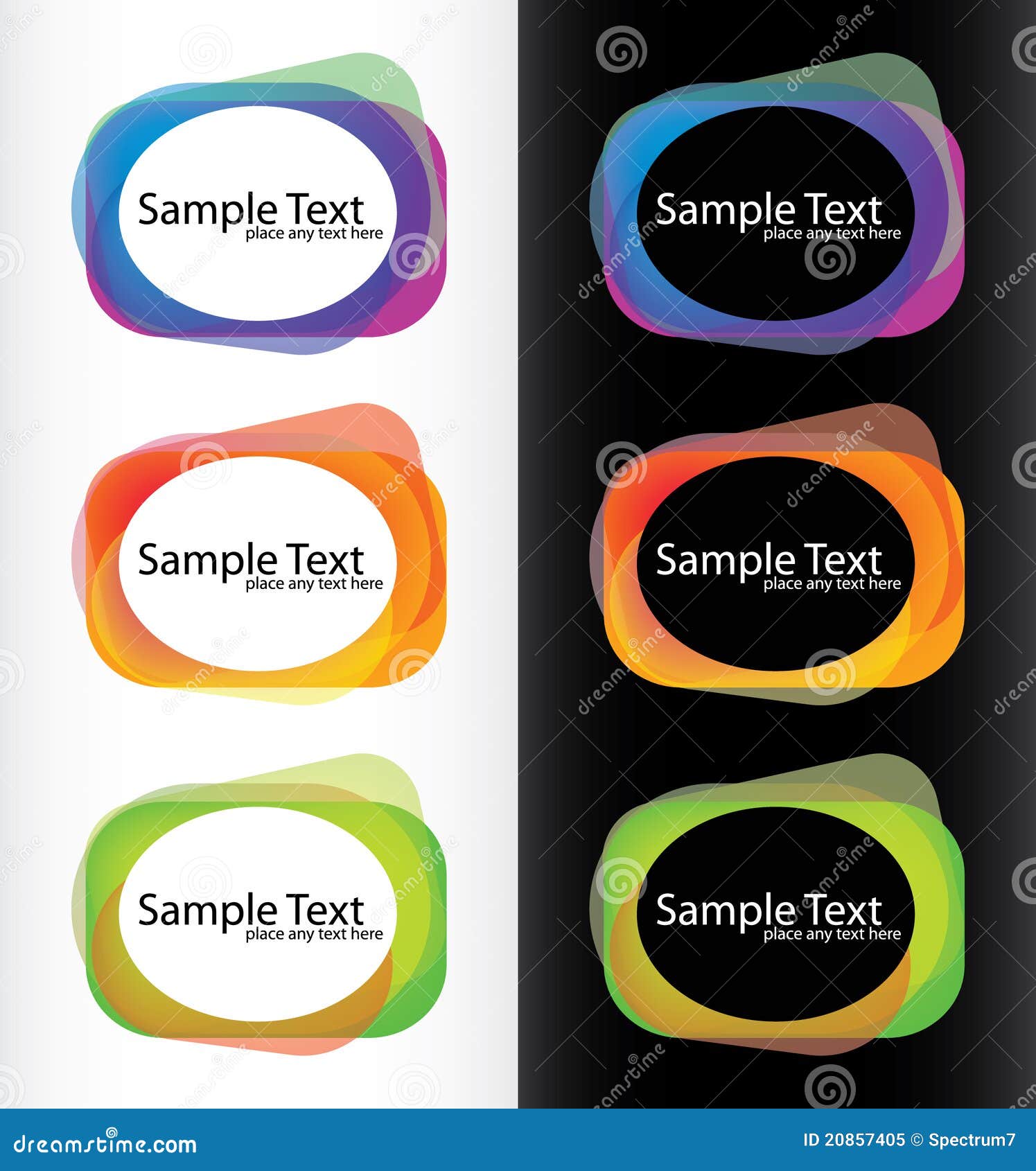 Abstract vector labels stock vector. Illustration of element - 20857405