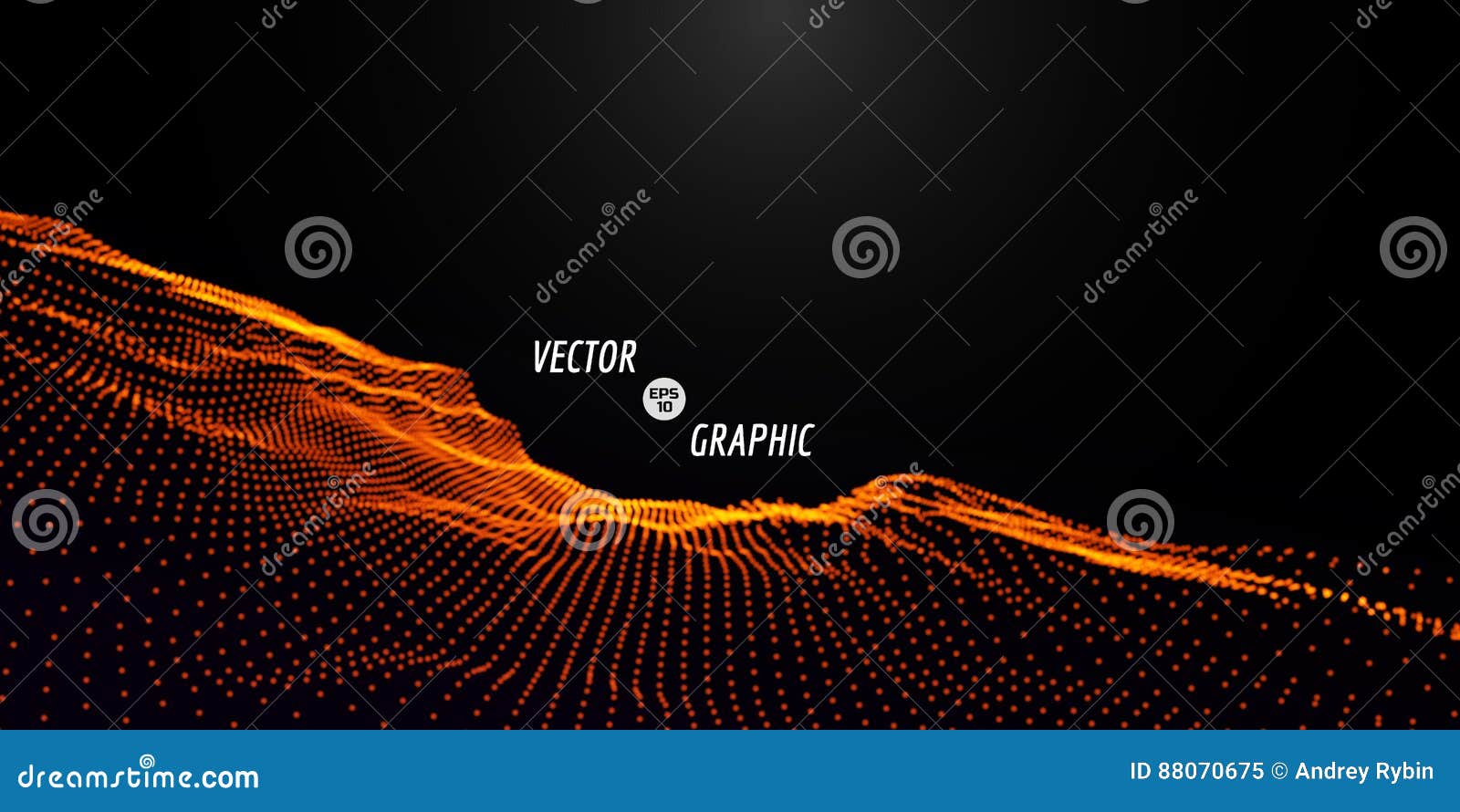 Abstract vector landscape stock vector. Illustration of digital - 88070675