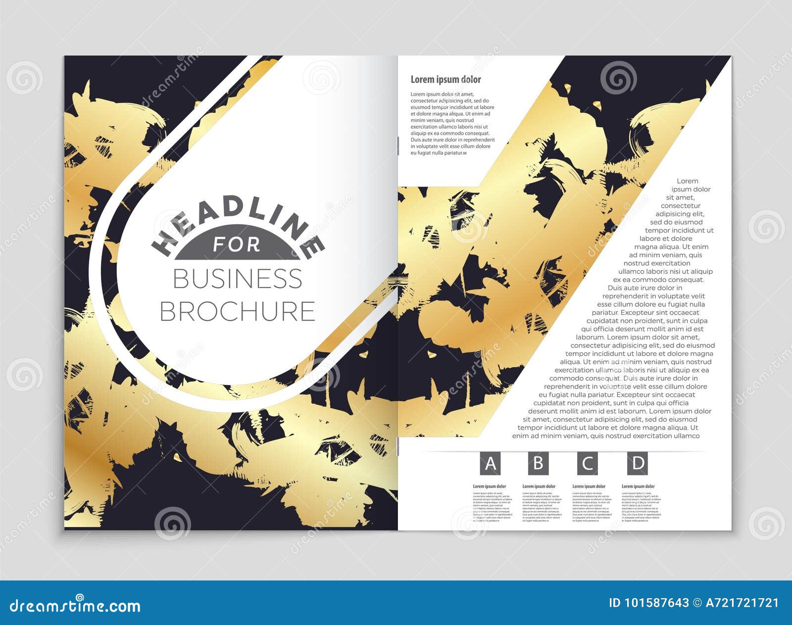 Abstract Vector Layout Background Set. for Art Template Design, List ...