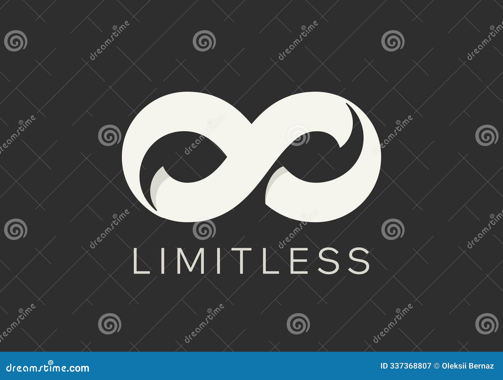 Abstract Vector Limitless Infinite Symbol Logo Template. Infinity Loop ...