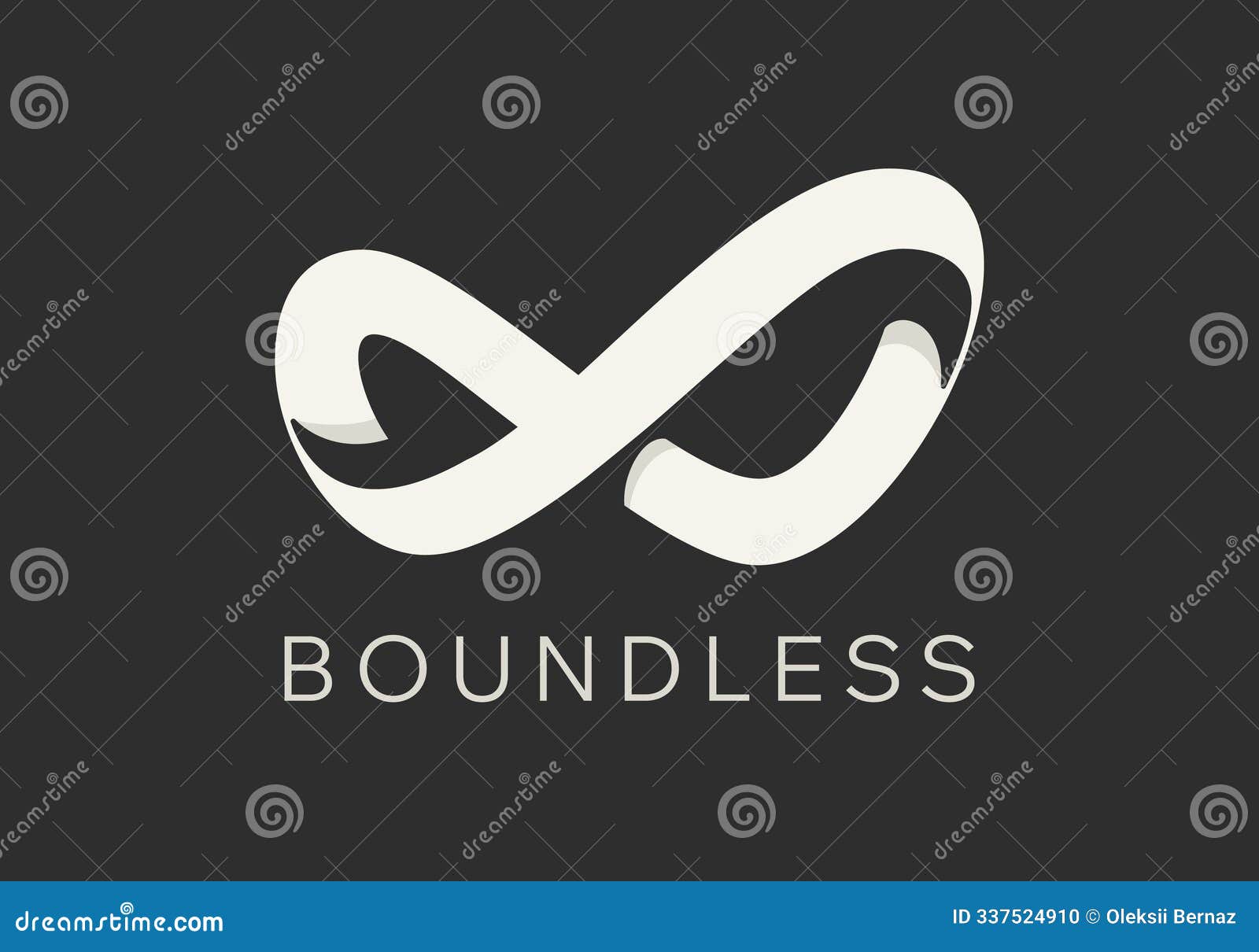 Abstract Vector Limitless Infinite Symbol Logo Template. Infinity Loop ...
