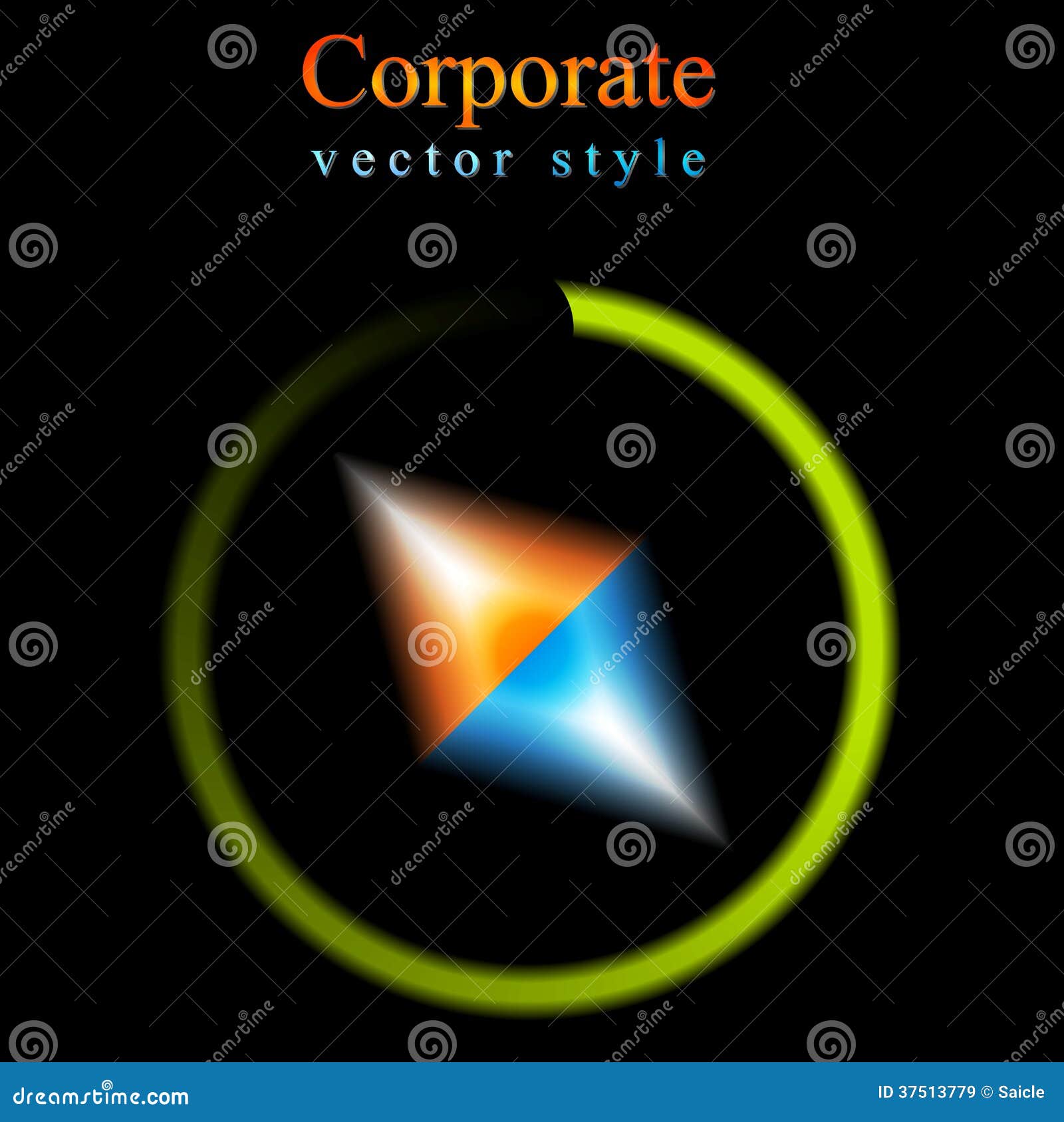 Abstract Vector Logo Background Stock Vector - Illustration of curve ...