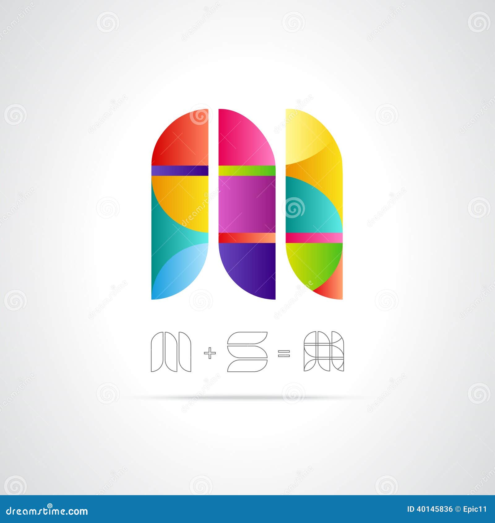 Abstract Vector Logo Design Template Stock Vector - Illustration of ...