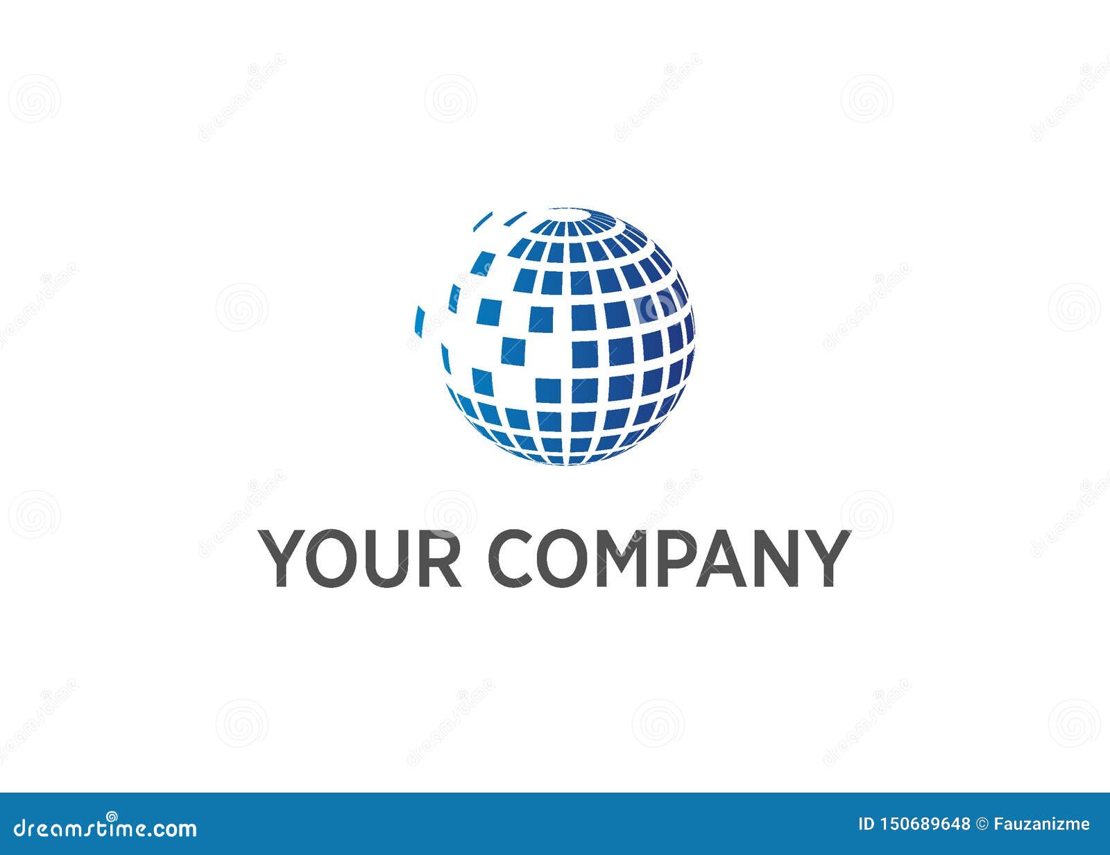 Abstract Vector Logo in Sphere Shape, Global Technology Stock Vector ...