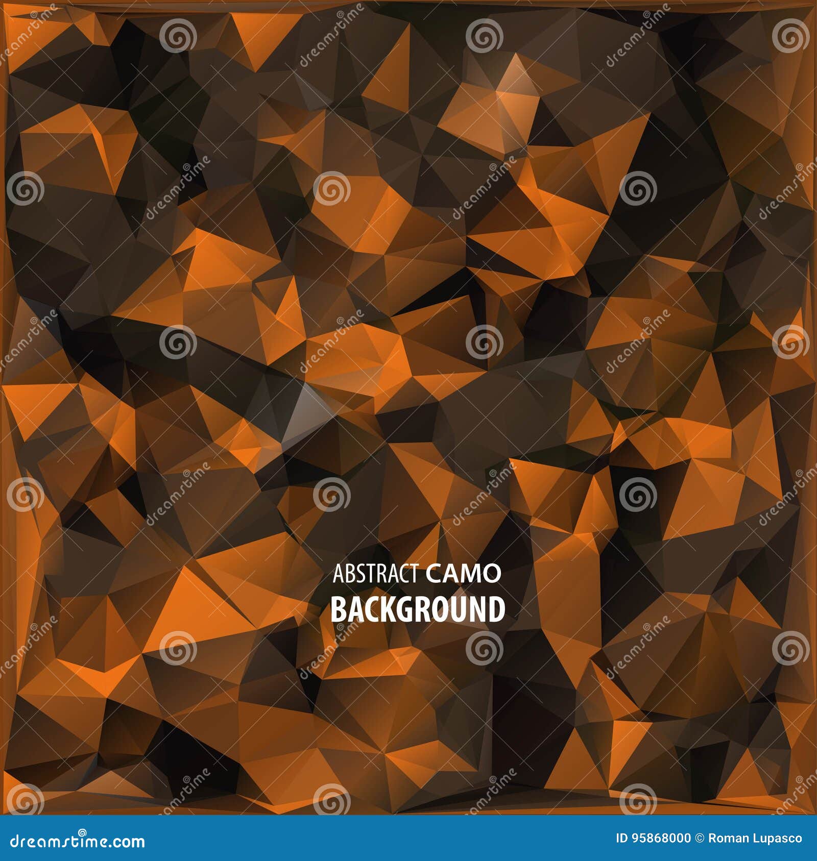 Abstract Vector Military Camouflage Background Made of Geometric ...