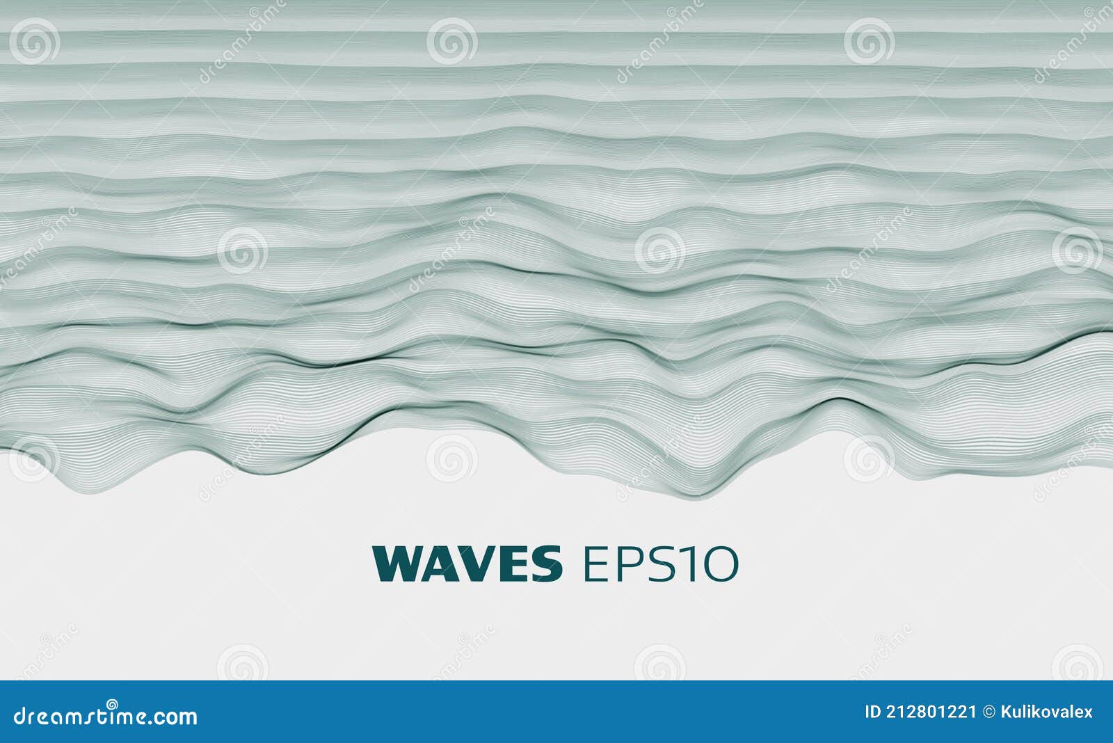 Abstract Vector Minimal Background. Sound Waves. Cloth Wave Stock ...